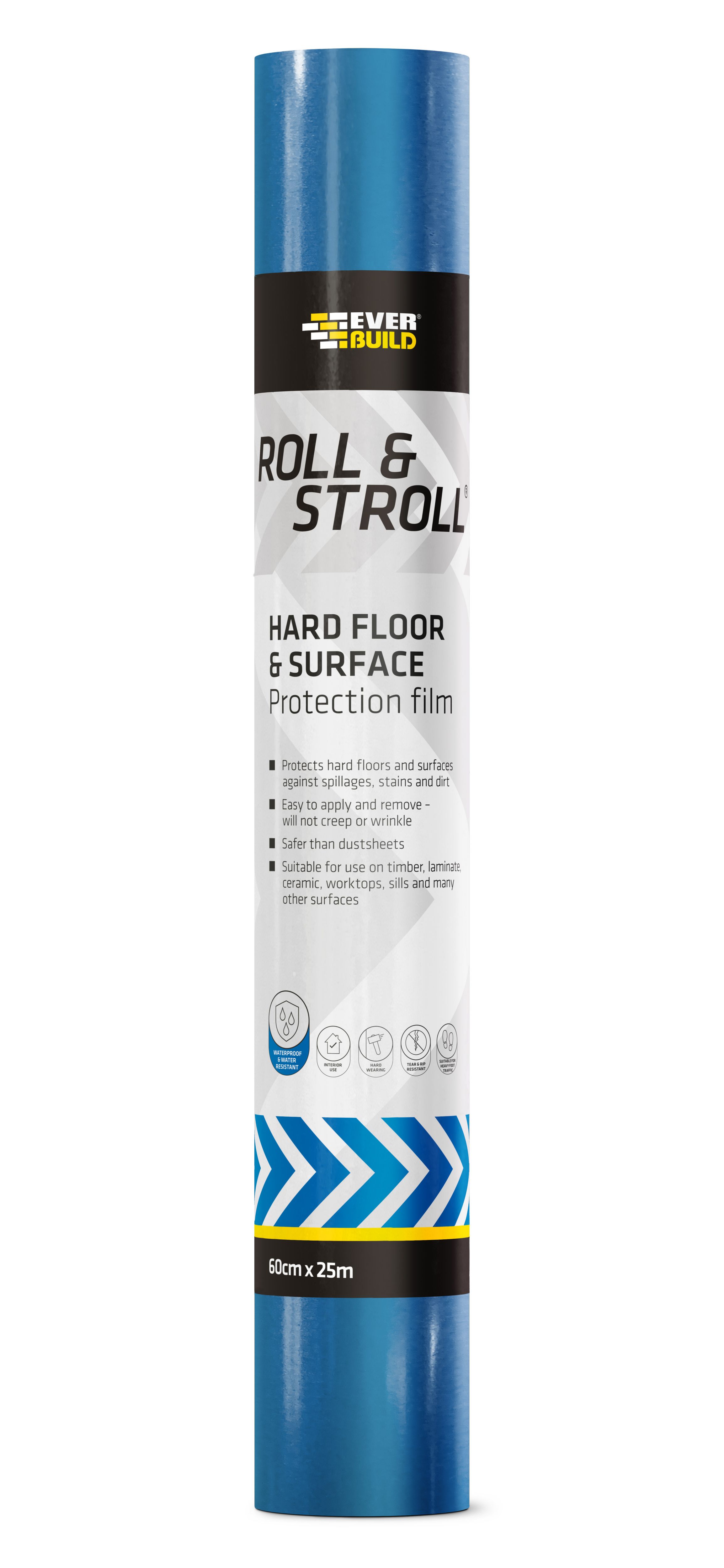 Everbuild Roll & Stroll Non-slip Plastic Hard surface protector roll ...