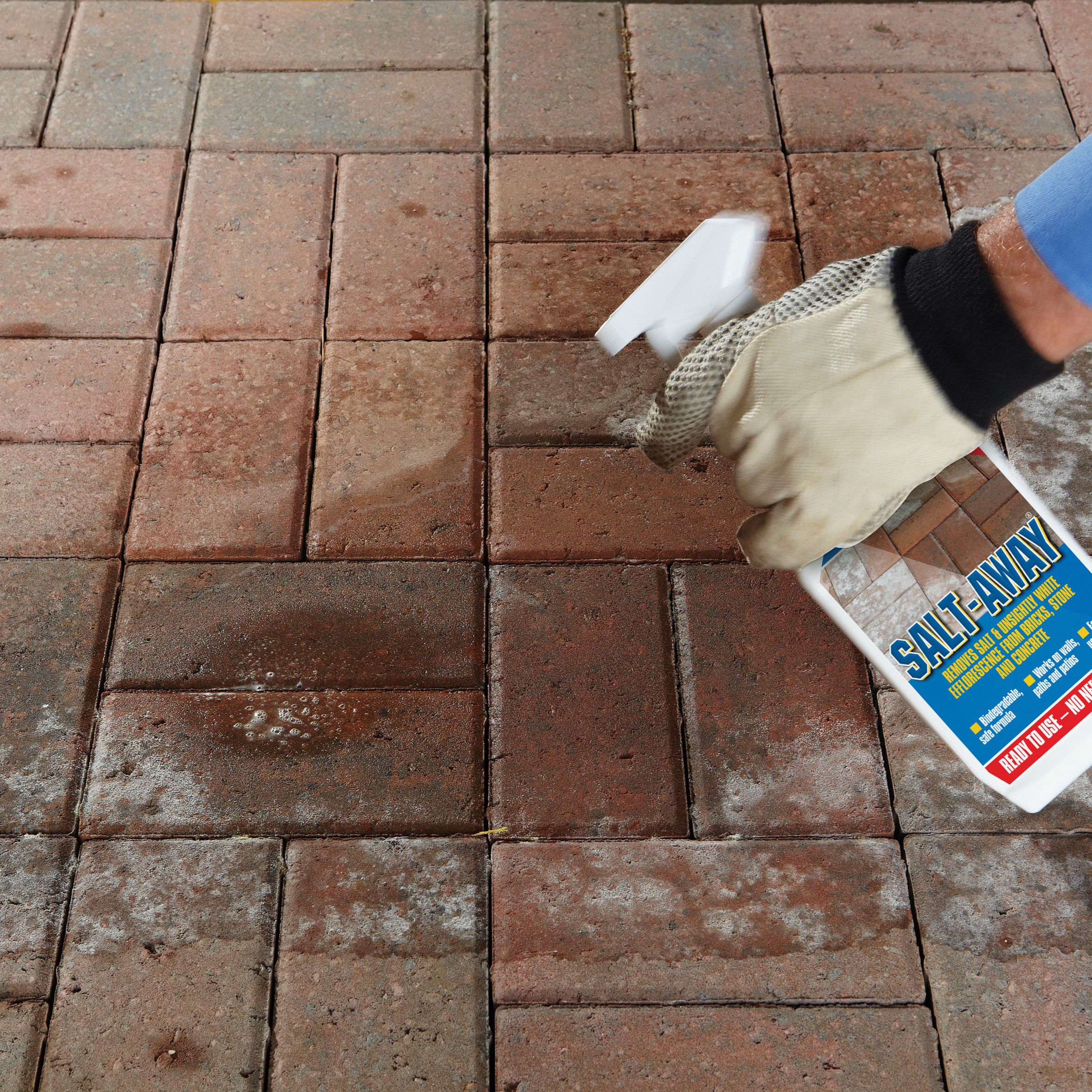 Everbuild Salt-Away Salt remover, 1L Trigger spray bottle