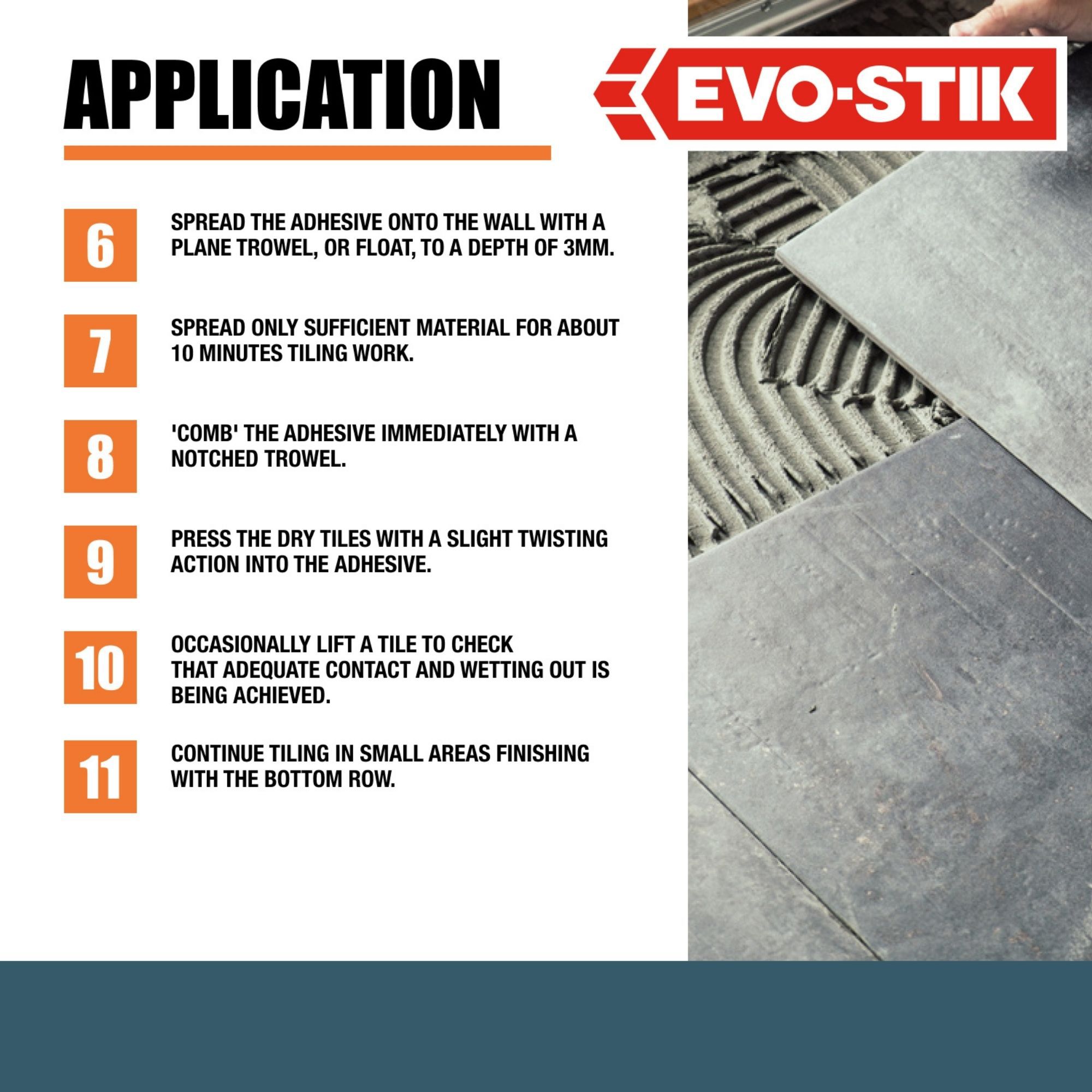 Evo-Stik Flexible Grey Wall & floor tile Adhesive, 20kg
