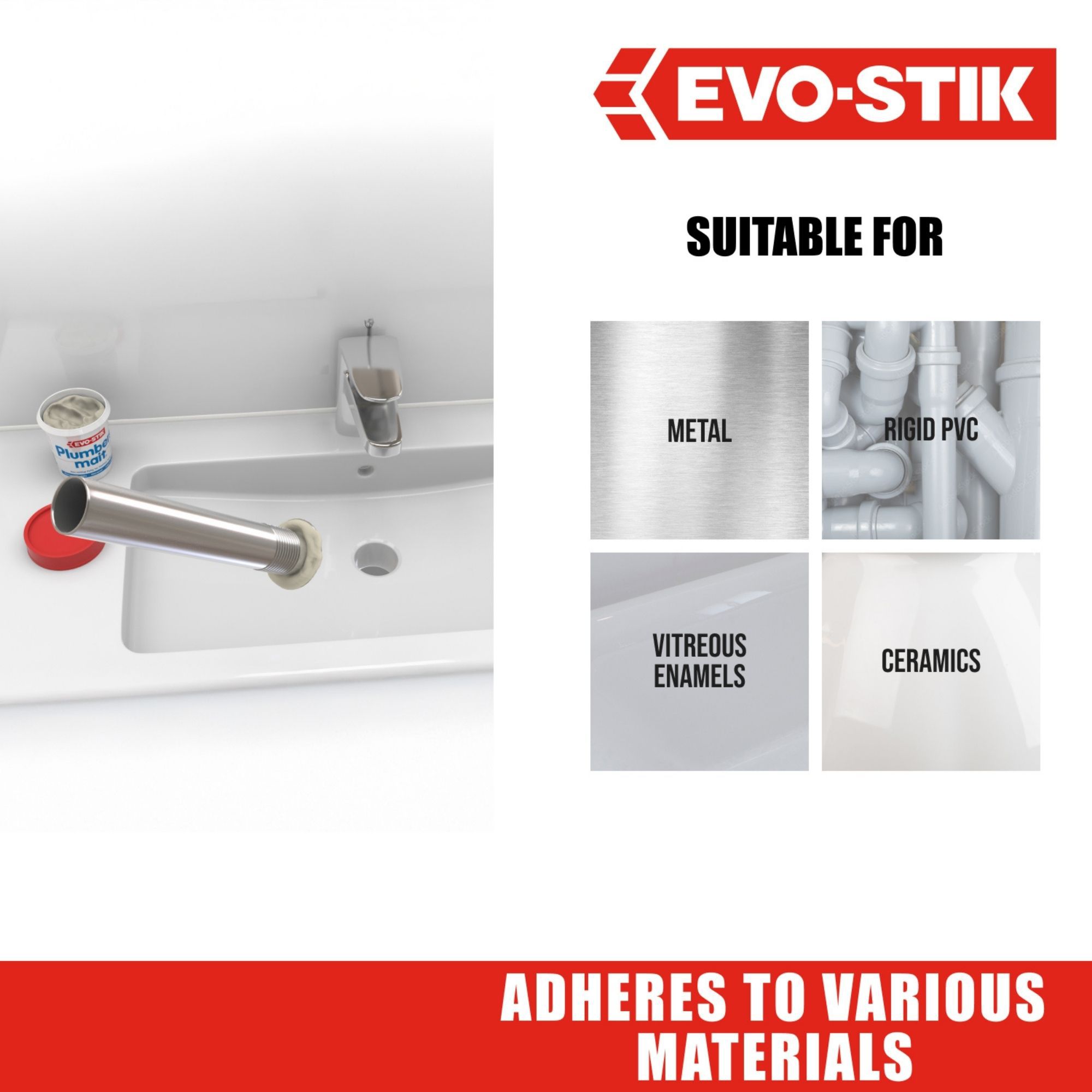 Evo-Stik Plumber's Mait Putty 750g