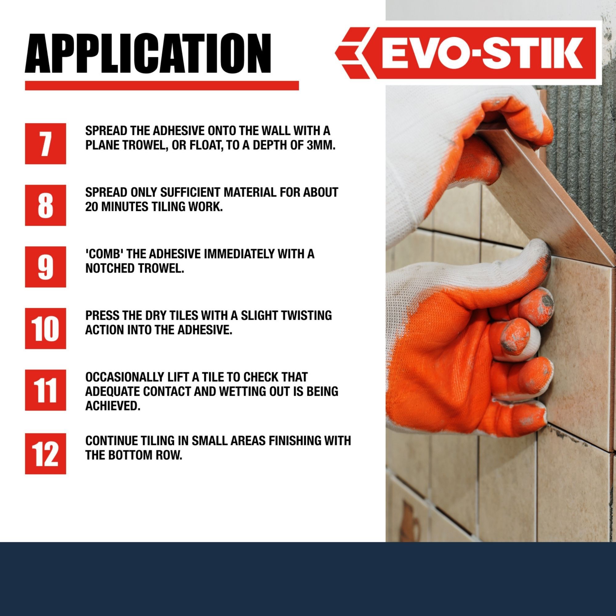 Evo-Stik Ready mixed Cream Wall tile Adhesive, 3.5kg
