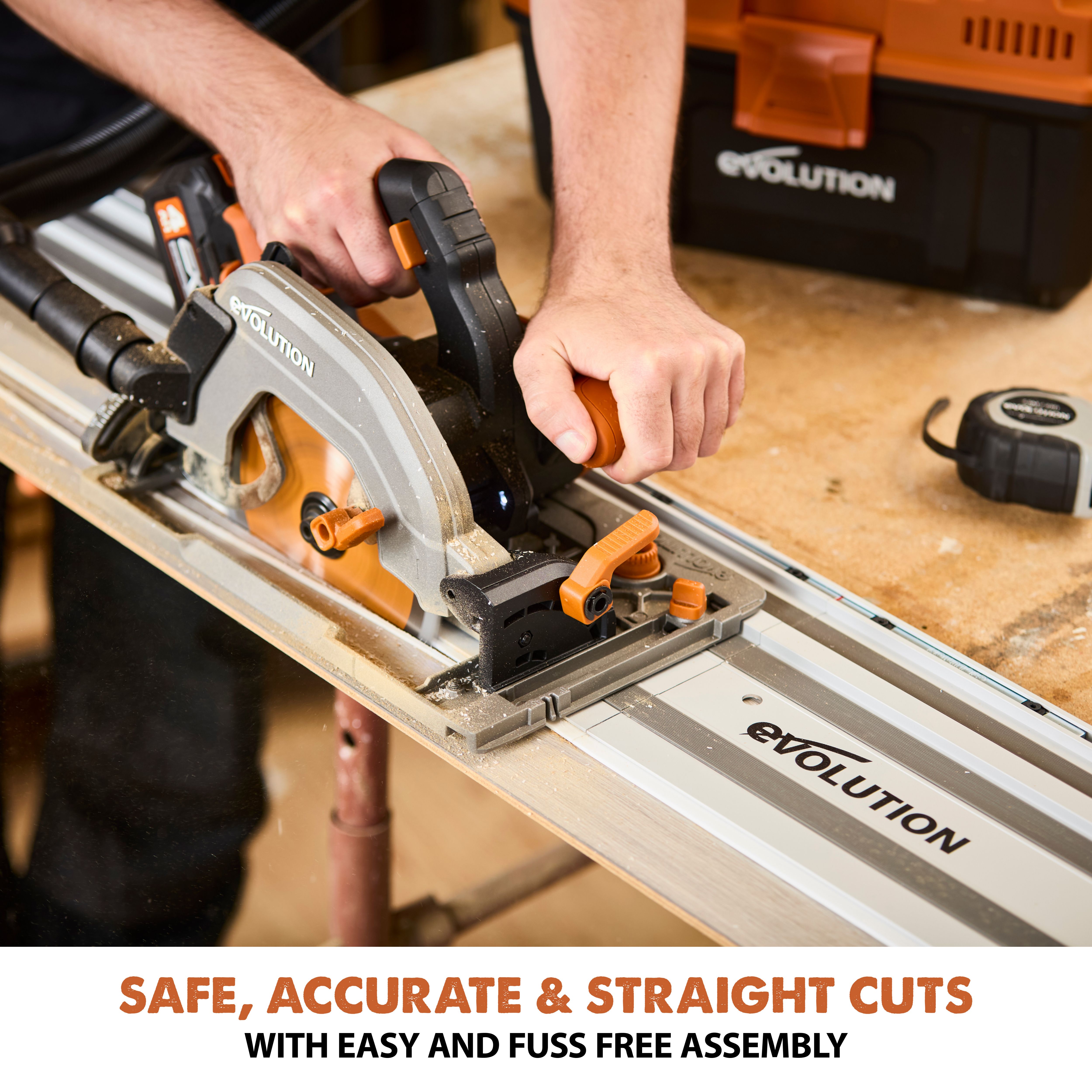 Evolution Circular saw guide ST1400-G2, Pack of 2