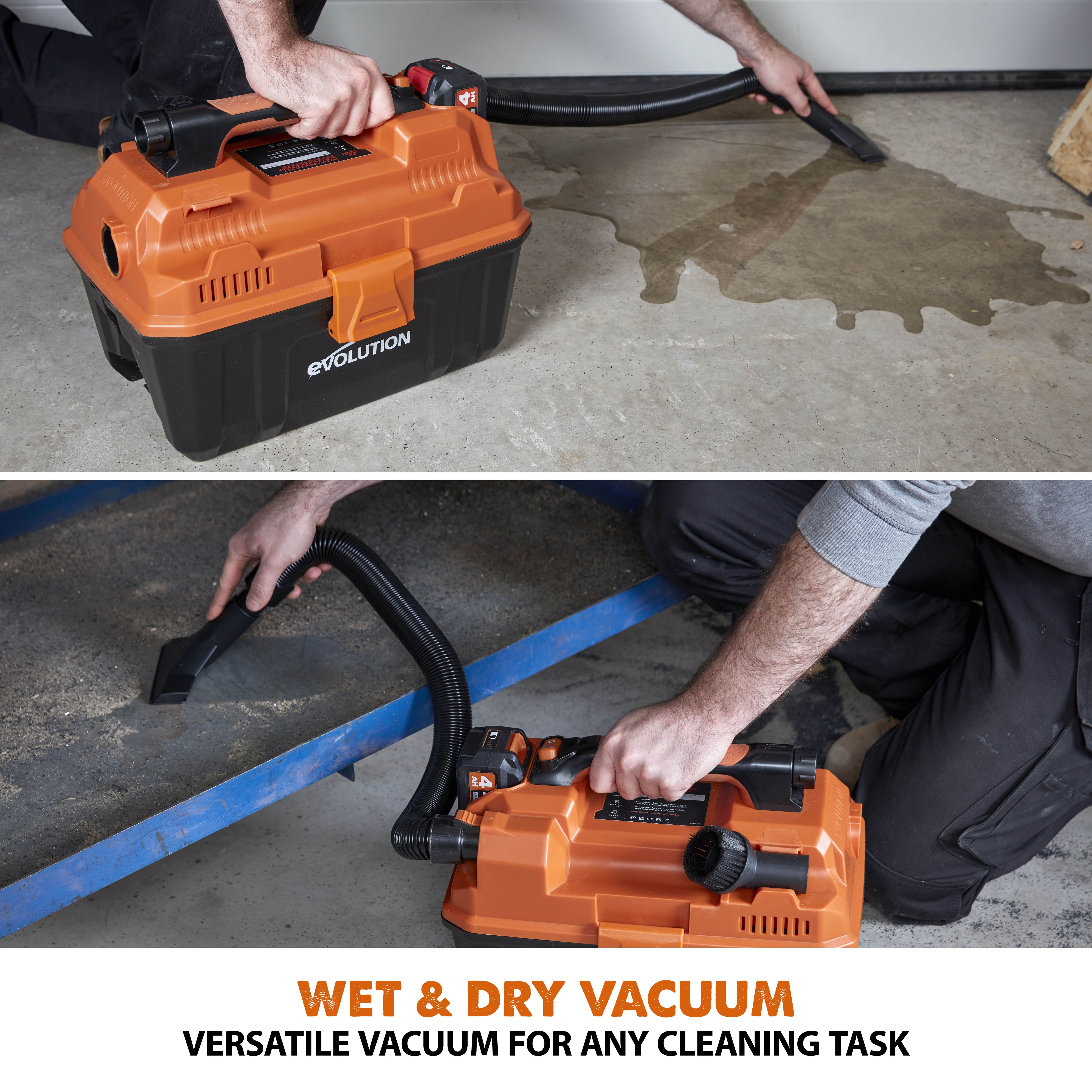 Evolution Cordless 11L Wet & dry vacuum (Bare Tool) - R11VC-LI