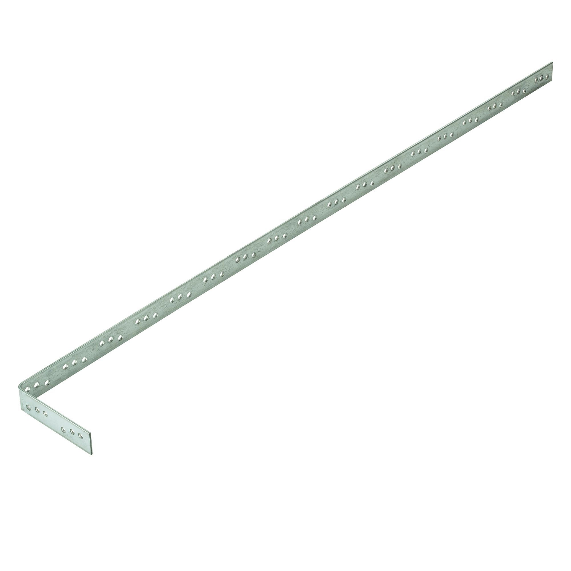 Expamet Bent Steel Strap, (L)1m (W)27.5mm (T)2.4mm | DIY at B&Q