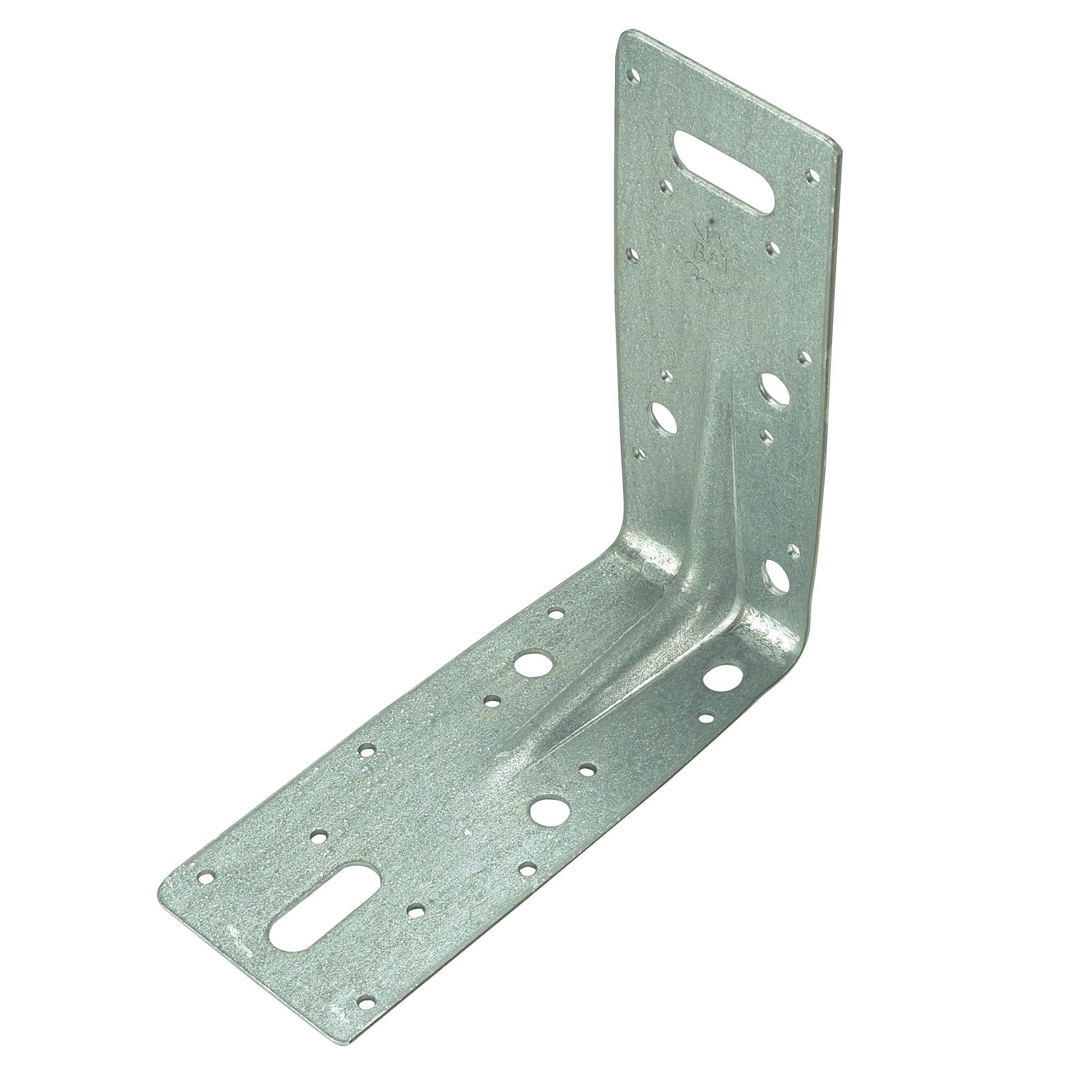 Expamet Zinc effect Galvanised Steel Heavy duty Angle bracket (H)150mm ...