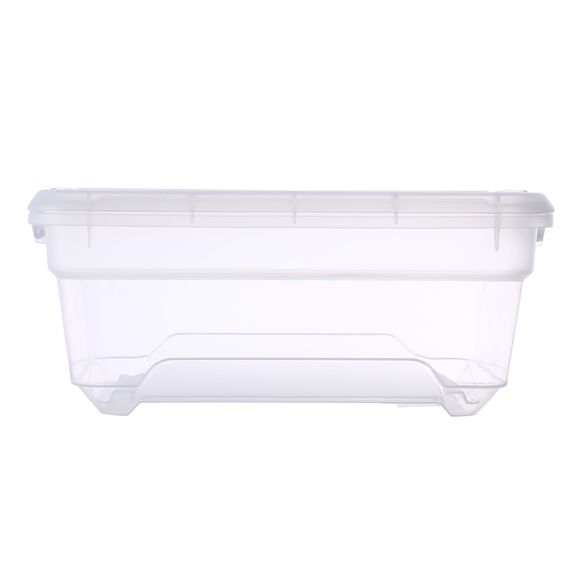 Ezy Storage Solutions+ Clear 4L Small Plastic Stackable Storage box ...