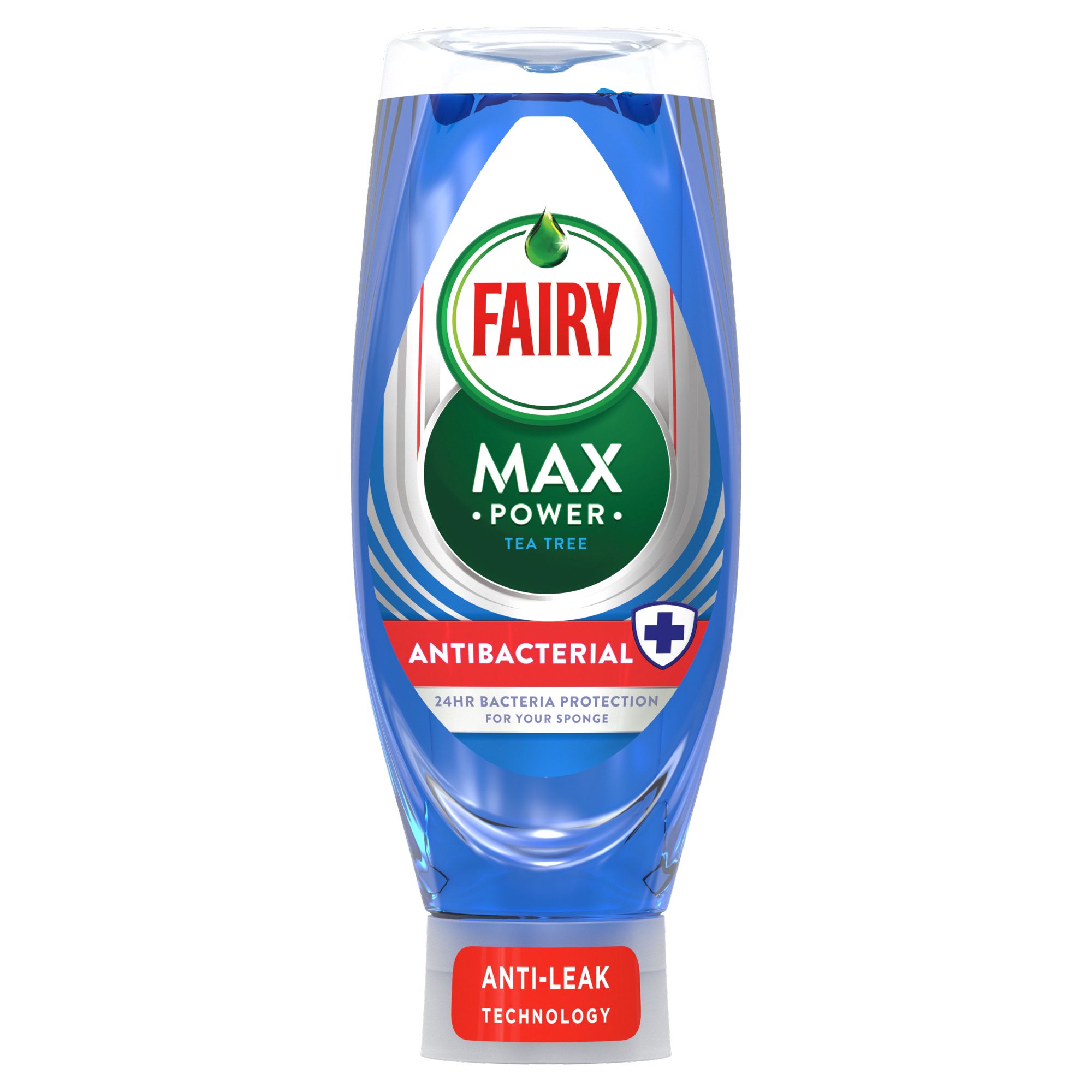 Fairy Max Power Tea Tree Antibacterial Kitchen Dishes Washing liquid, 640ml