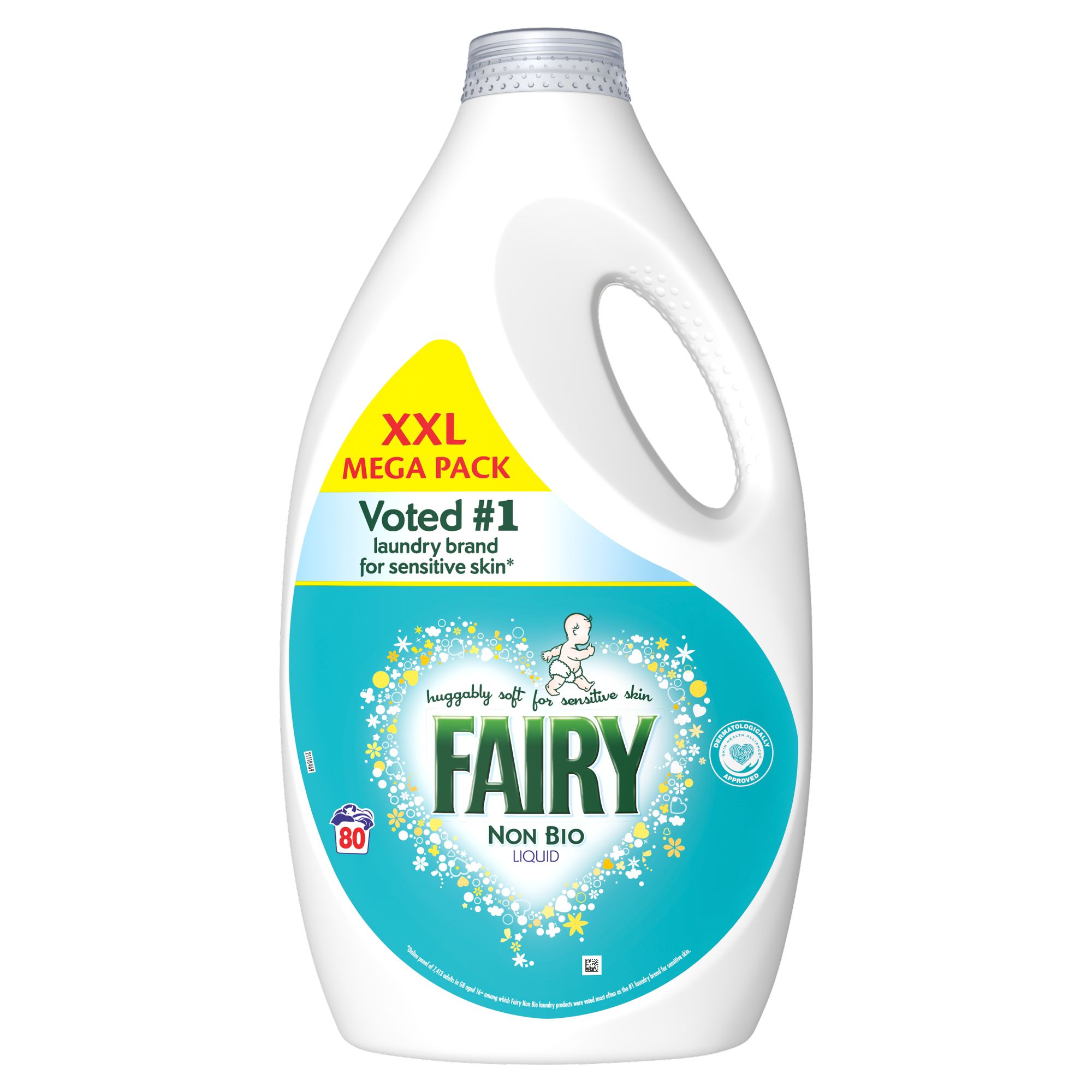 Fairy Non Bio Original Laundry detergent, 2.64L