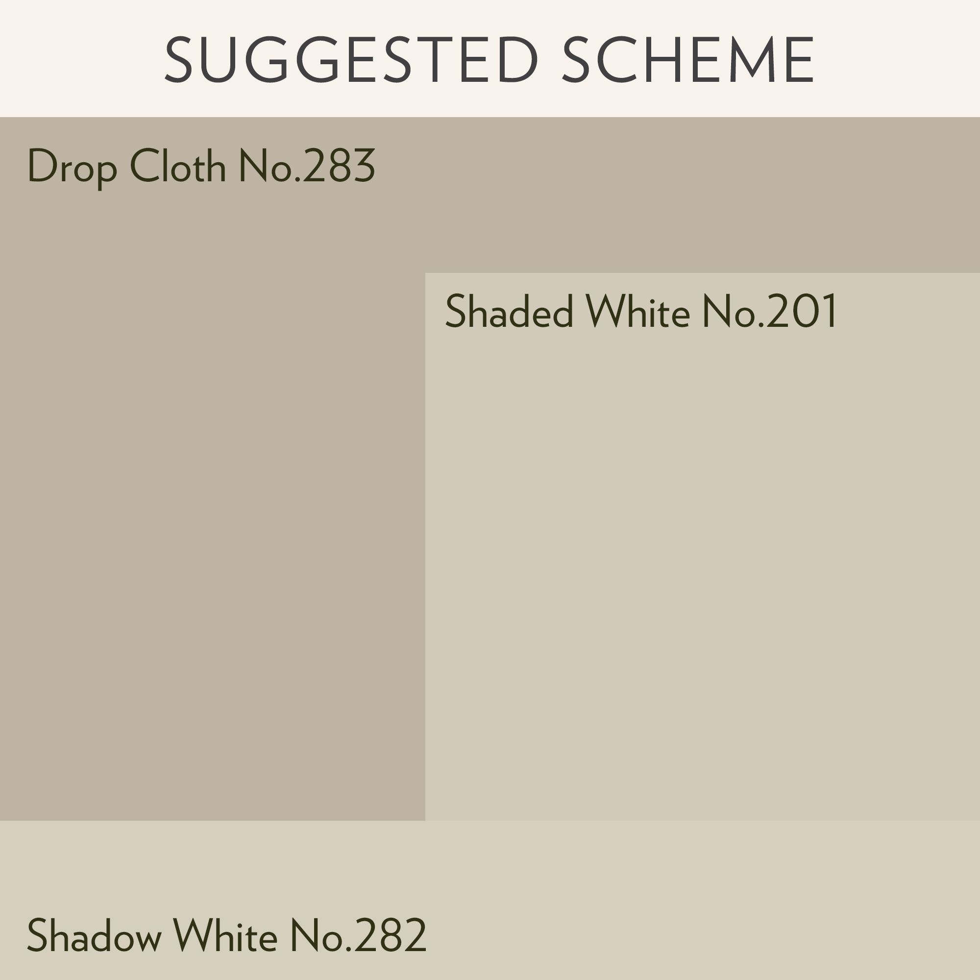 Farrow & Ball Drop Cloth No.283 Flat eggshell Topcoat Paint, 750ml Tin
