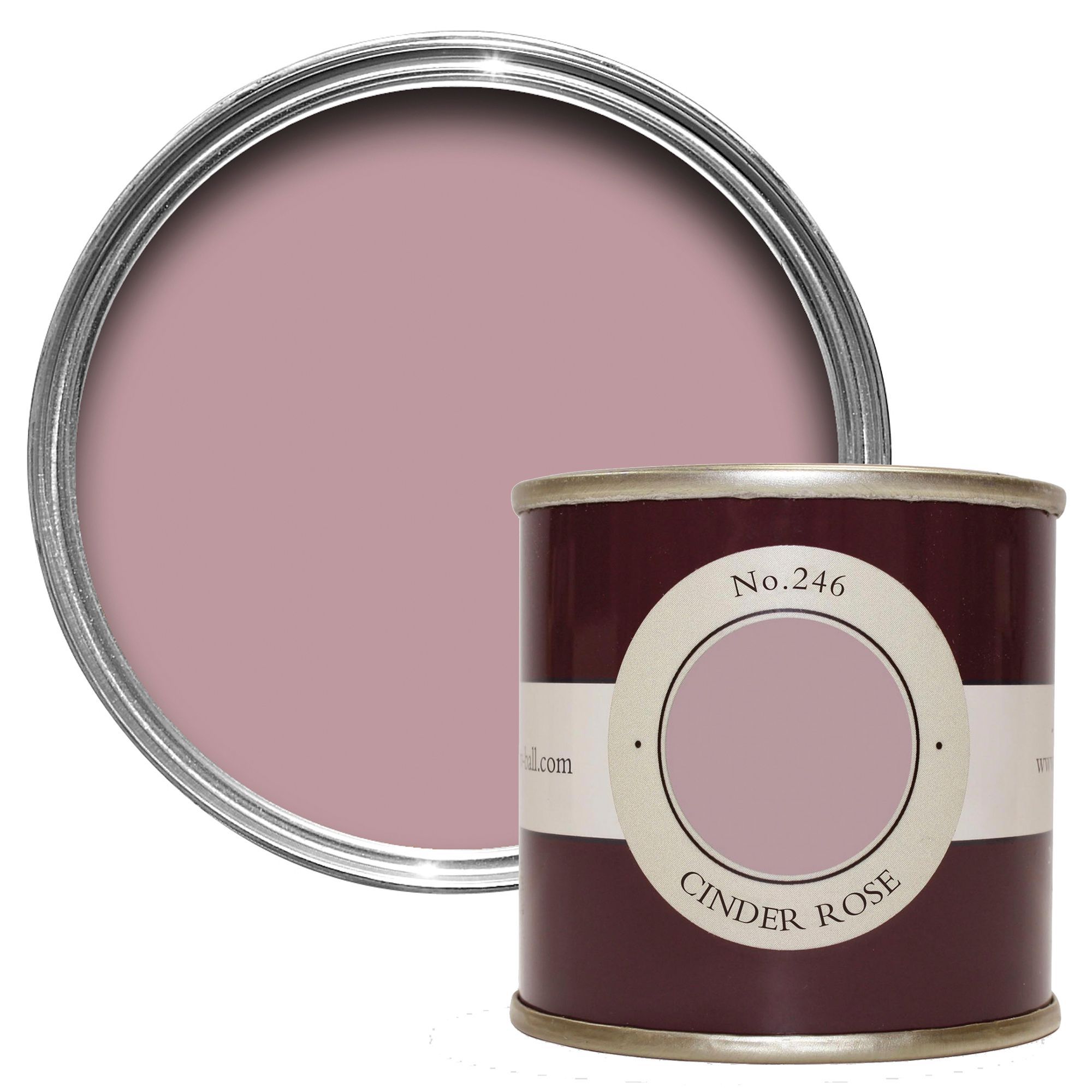Farrow & Ball Estate Cinder rose Emulsion paint, 100ml | DIY at B&Q