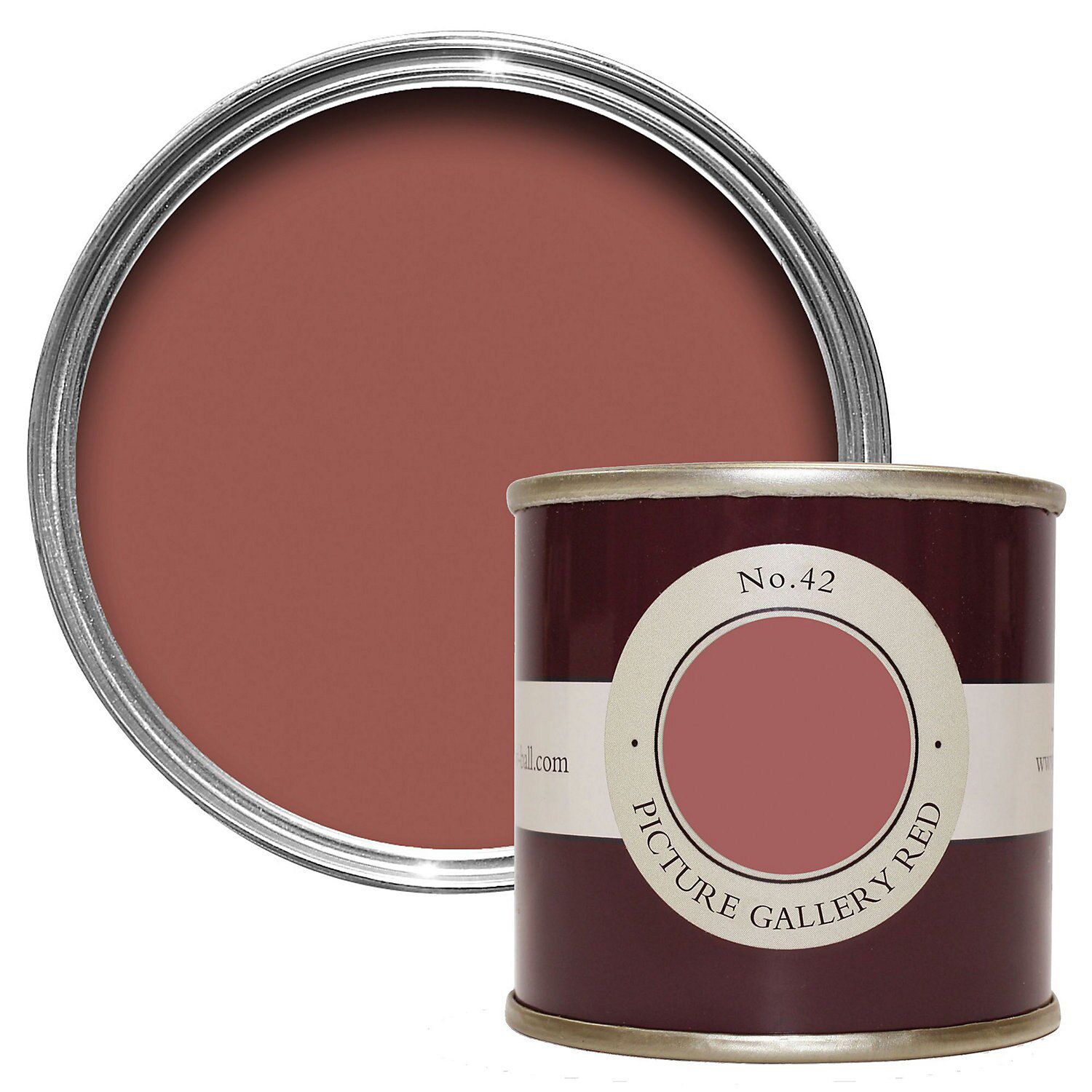 Farrow & Ball Estate Picture gallery red Emulsion paint, 100ml | DIY at B&Q