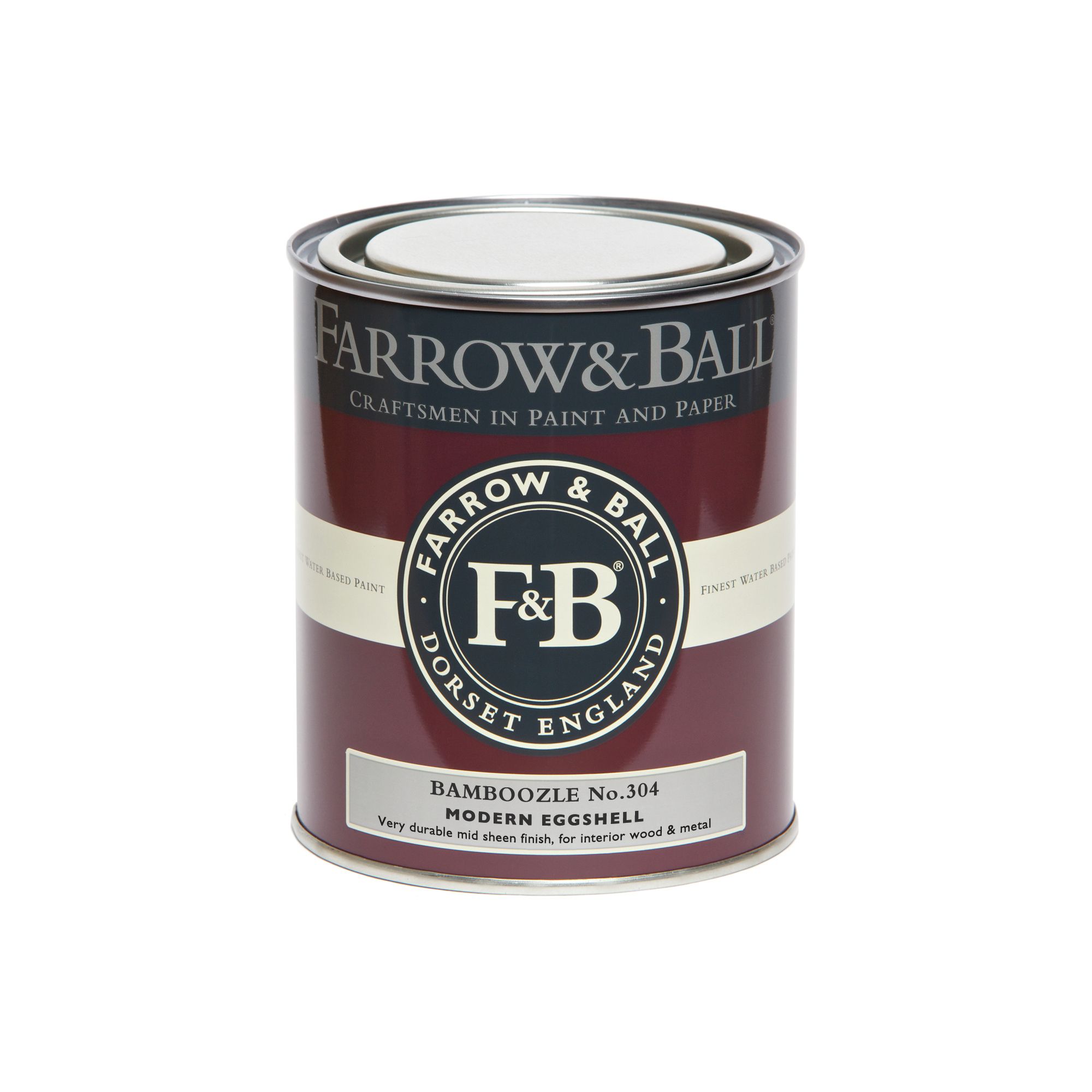 Farrow & Ball Modern Bamboozle No.304 Eggshell Paint, 750ml
