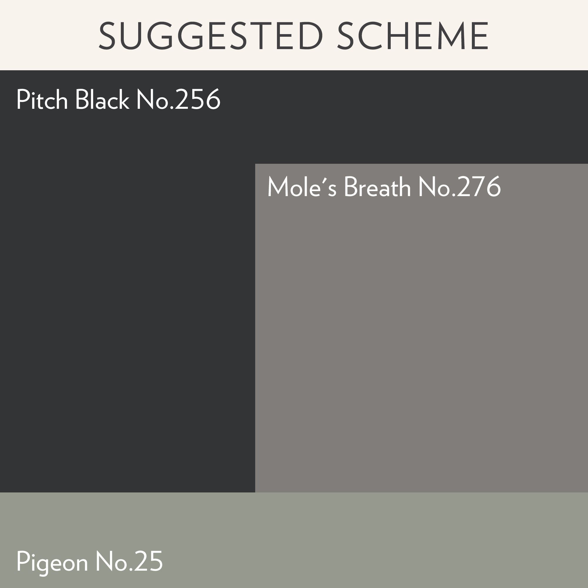Farrow & Ball Pitch Black No.256 Dead-Flat Matt Multi-surface Emulsion ...