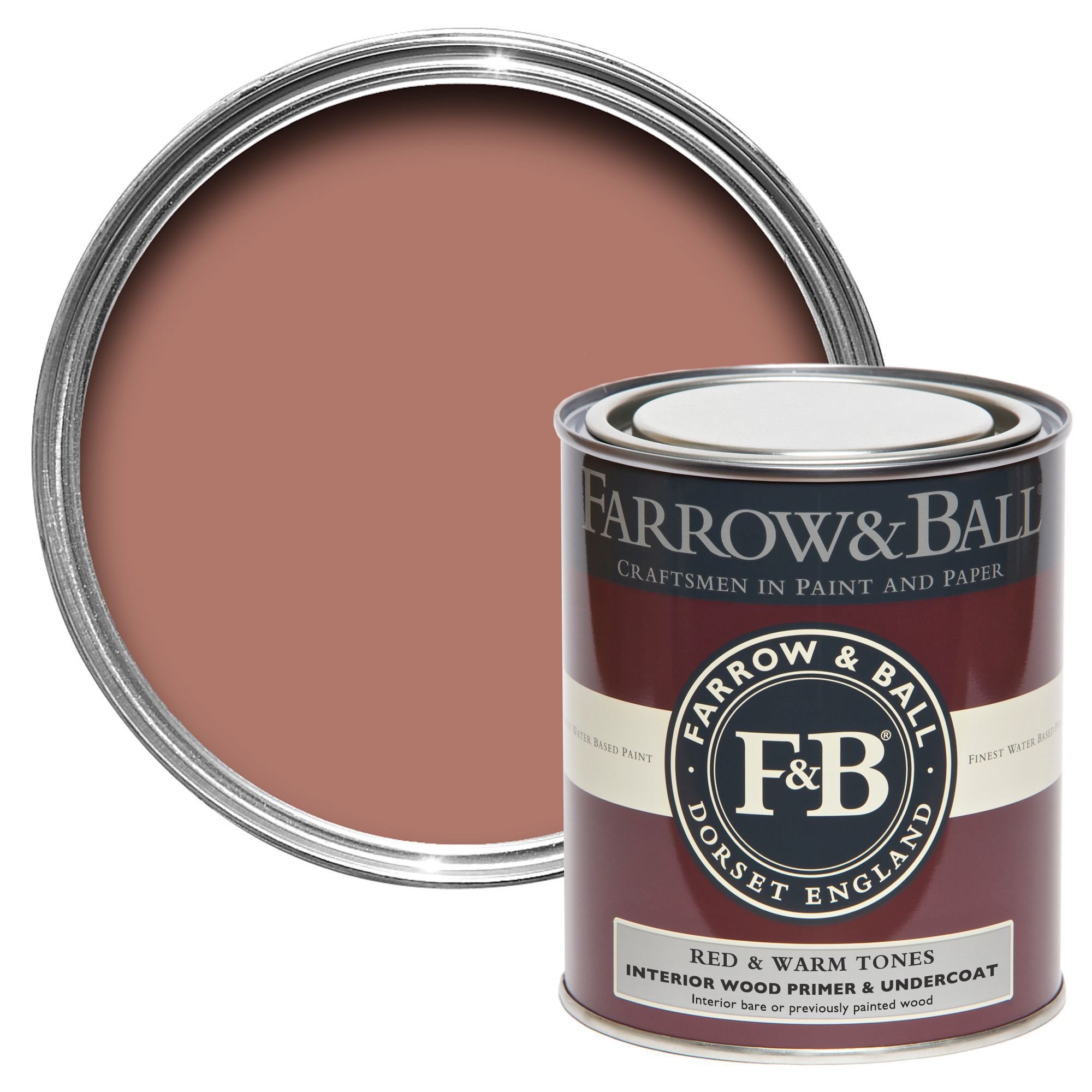Farrow & Ball Red & Warm Tones Wood Primer & undercoat, 750ml