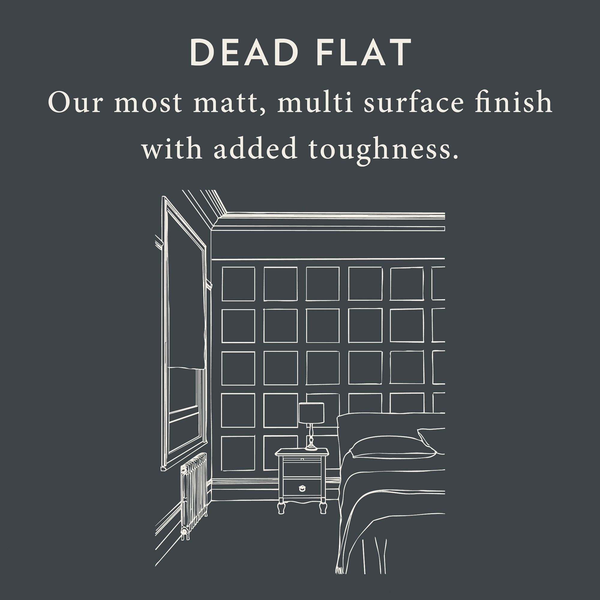 Farrow & Ball Stiffkey Blue No.281 Dead-Flat Matt Multi-surface ...
