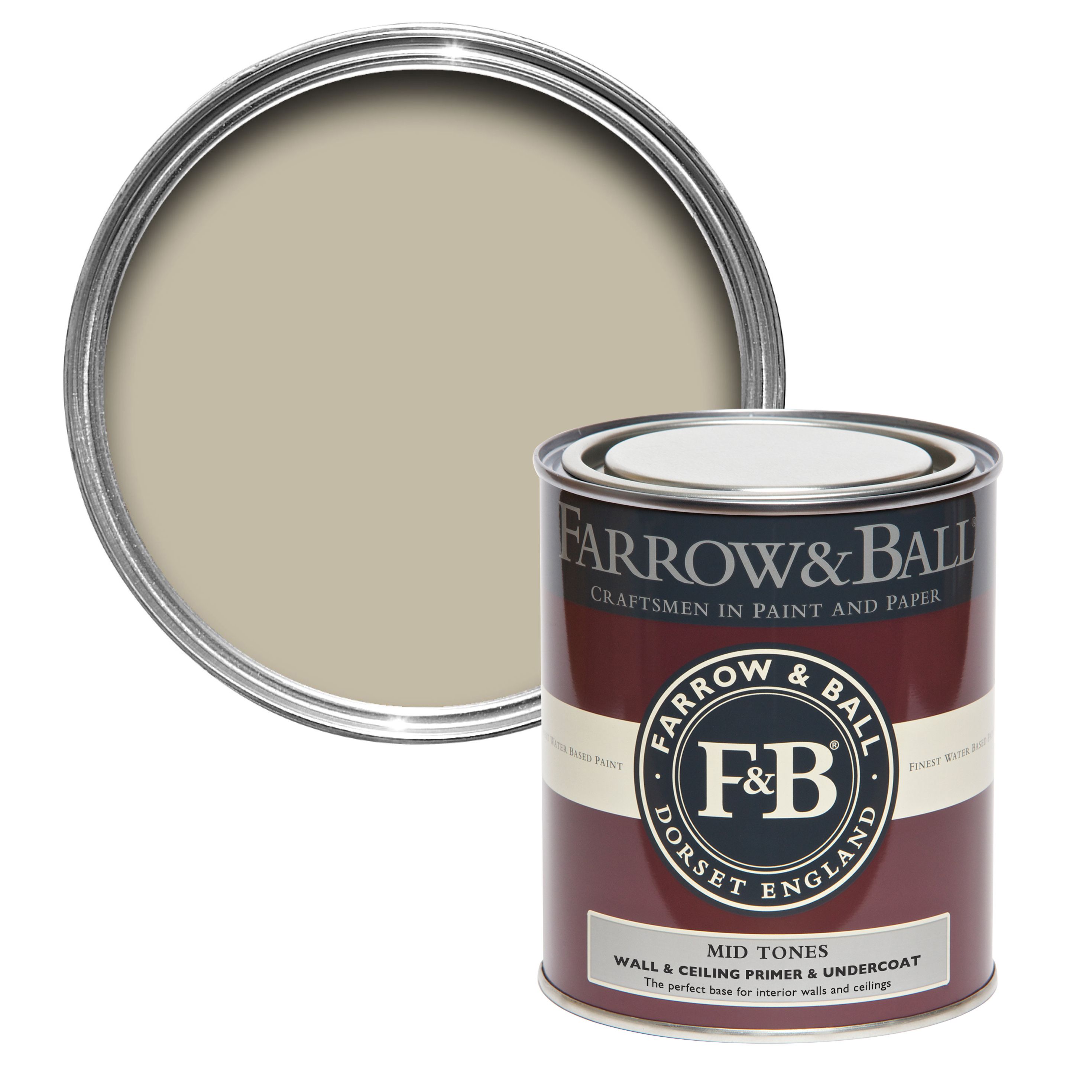 Farrow & Ball Wall & Ceiling Mid Tones Matt Wall & ceiling Primer ...