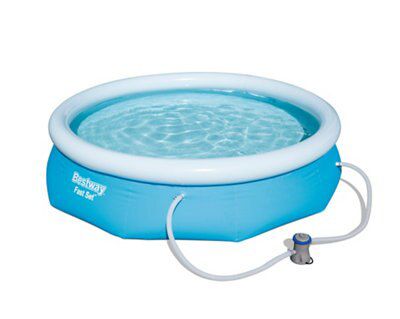 Fast set Swimming pool with pump (L) 3.05m x (H) 76cm | DIY at B&Q