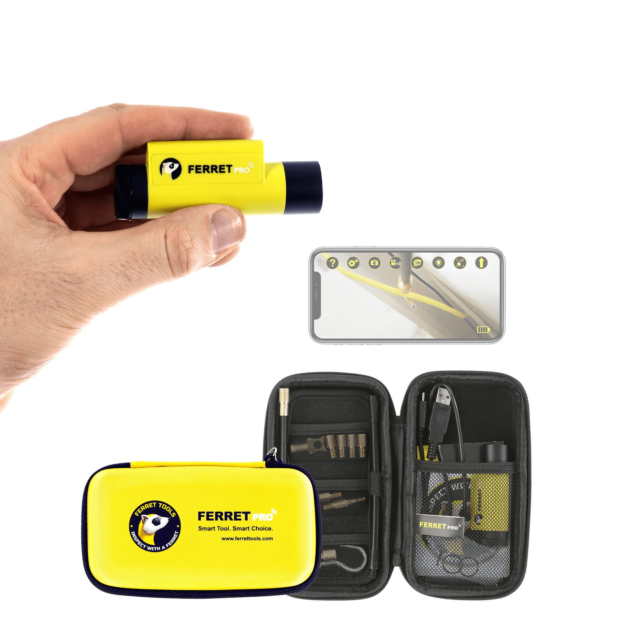Ferret Tools Pro Wireless Multipurpose CFWF50A2 Inspection camera