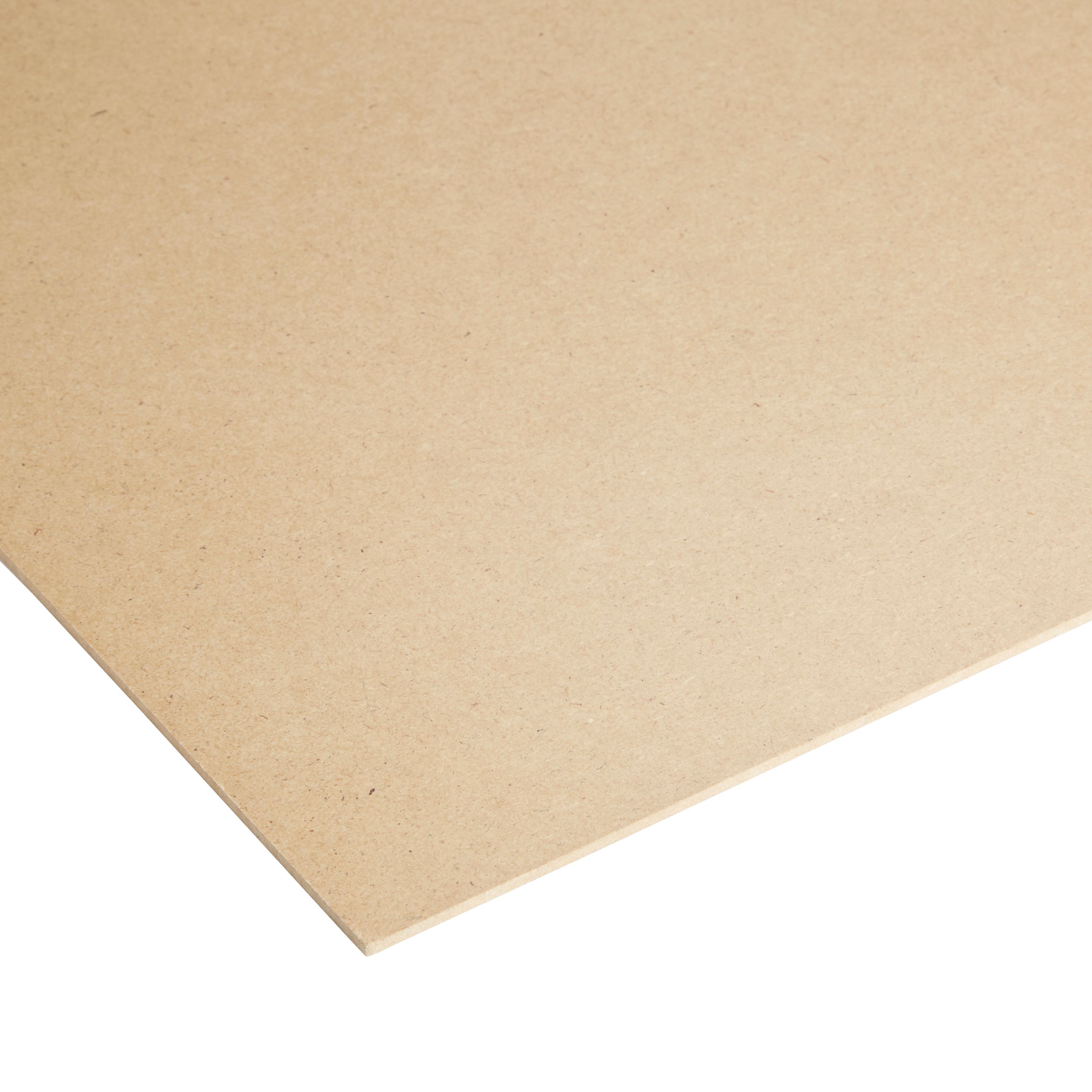 Fibreboard (L)2.44m (W)1.22m (T)3mm | DIY at B&Q