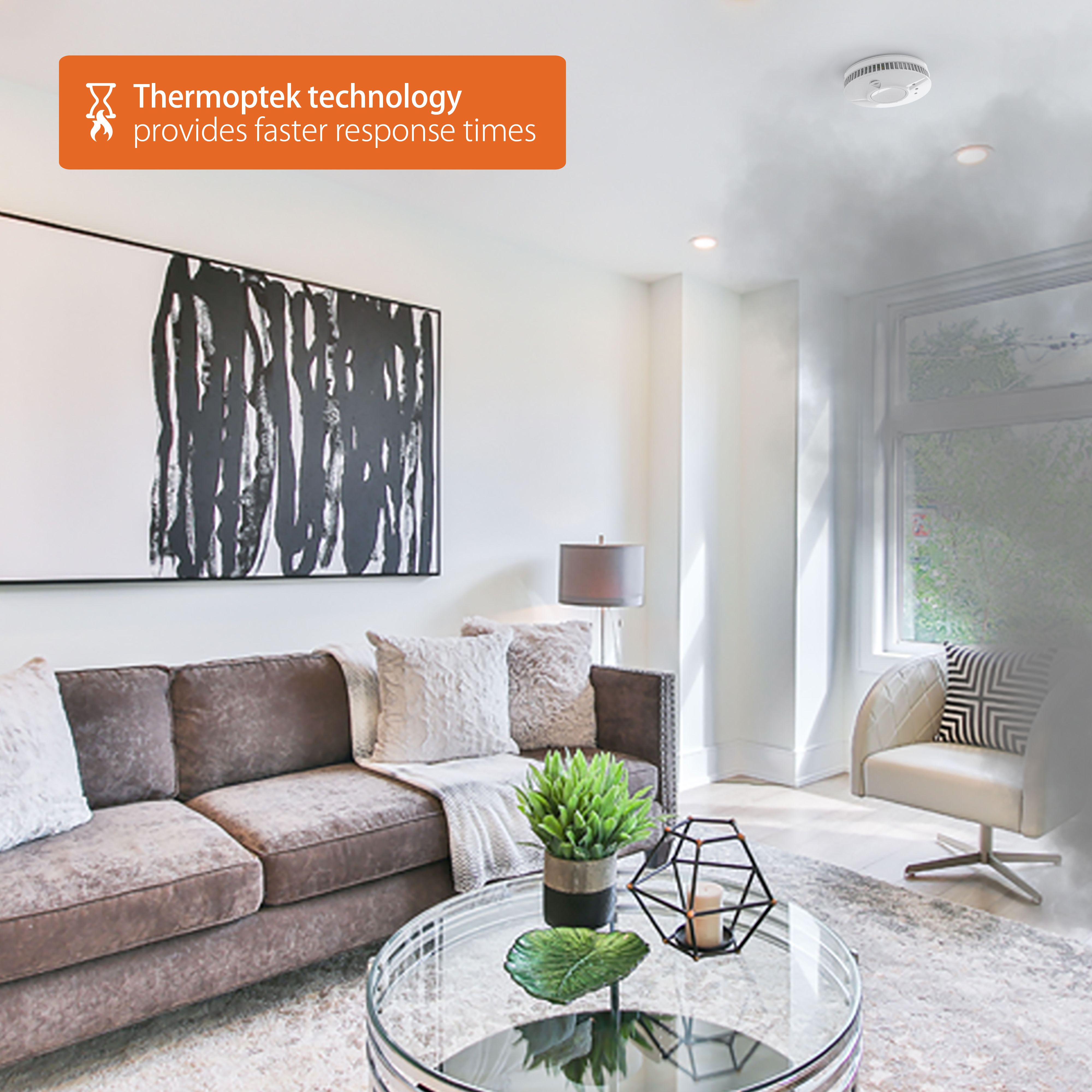 FireAngel Pro Connected Battery powered Interlinked Smart smoke alarm DIY at B Q