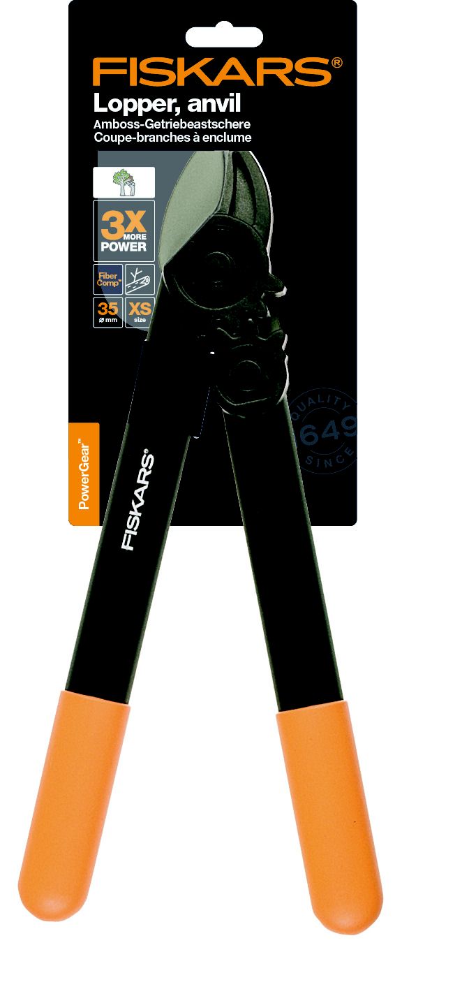 Fiskars Powergear Anvil Steel Two-handed Loppers