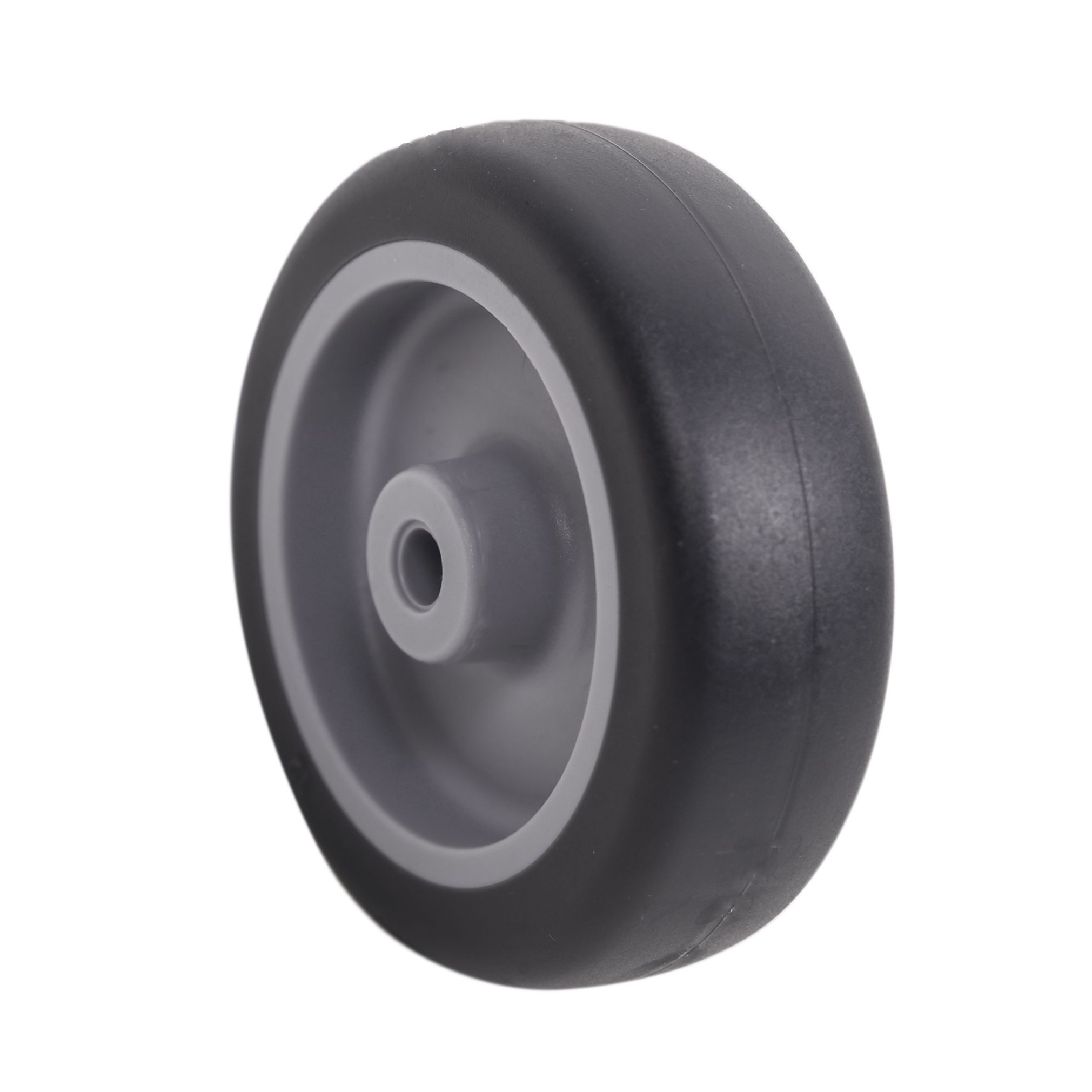 Fixed Thermoplastic rubber (TPR) Wheel, (Dia)76.3mm | DIY at B&Q