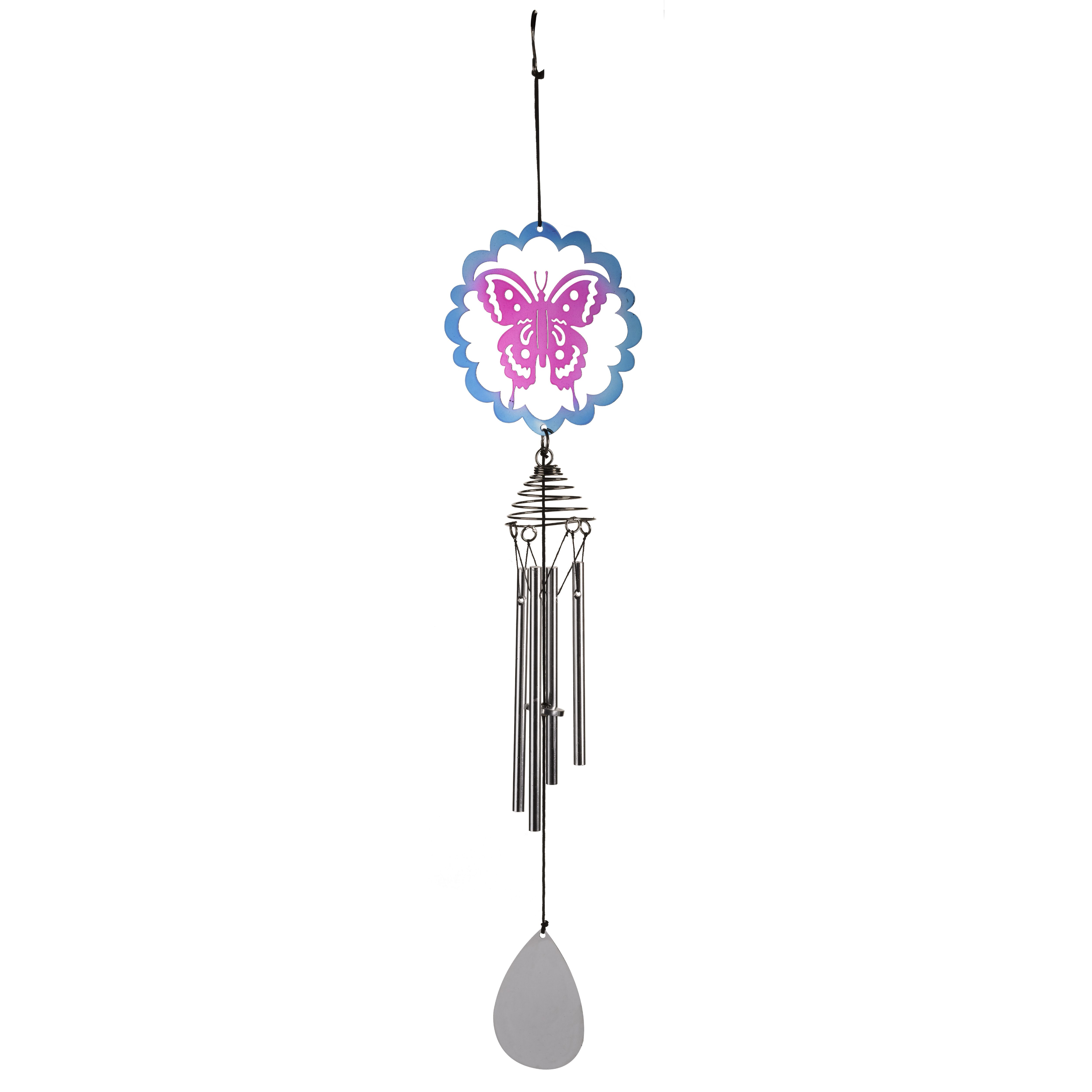 Flamboya Butterfly Wind spinner 47cm | DIY at B&Q