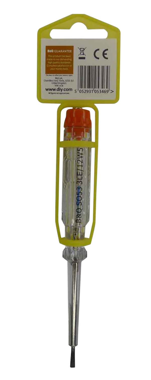 Flat head VDE Voltage tester screwdriver