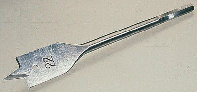 Flat wood bit (Dia)22mm (L)152mm | DIY at B&Q