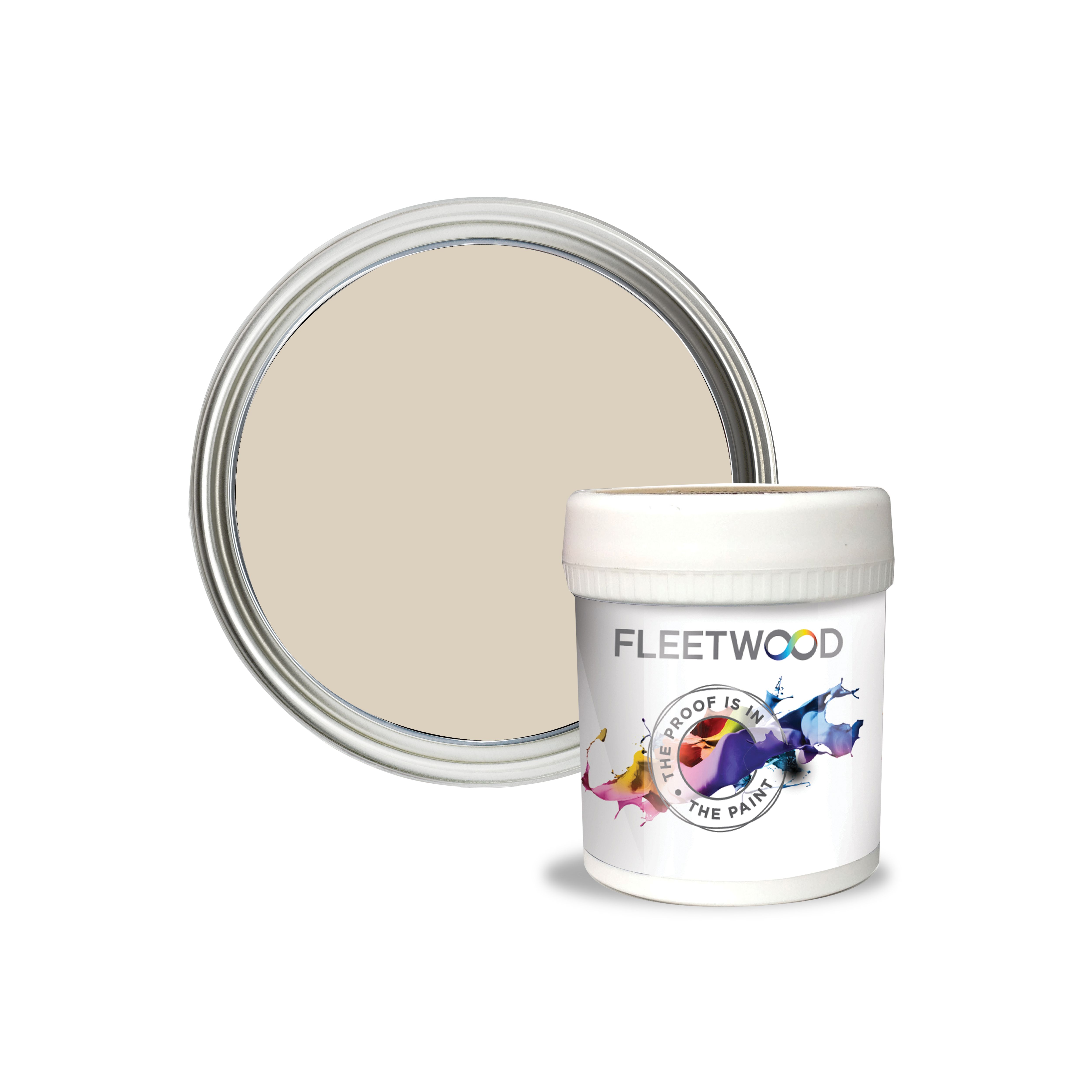 Fleetwood Classic Ivory Vinyl matt Emulsion paint, 75ml