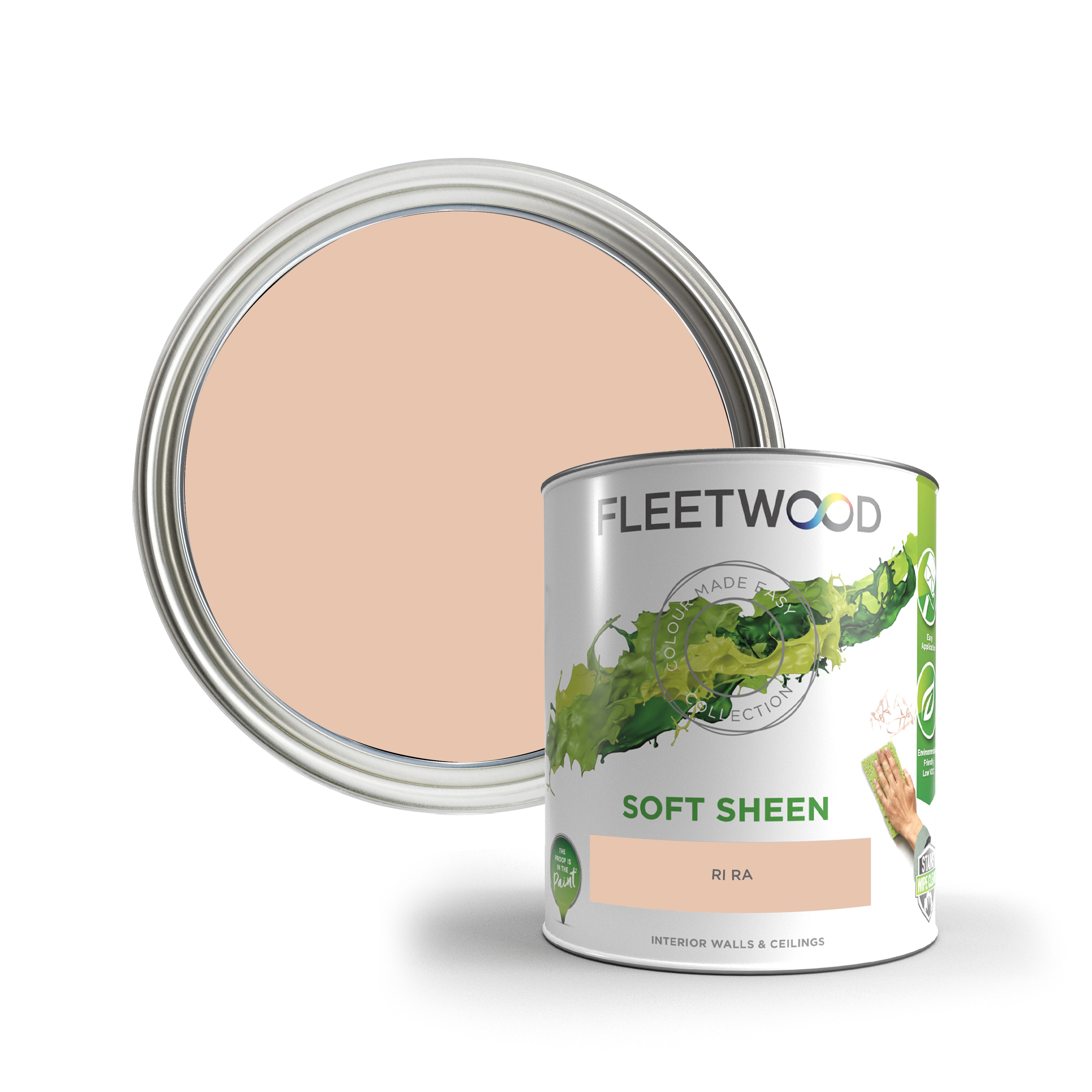 Fleetwood Ri Ra Soft sheen Wall & ceiling Emulsion paint, 5L