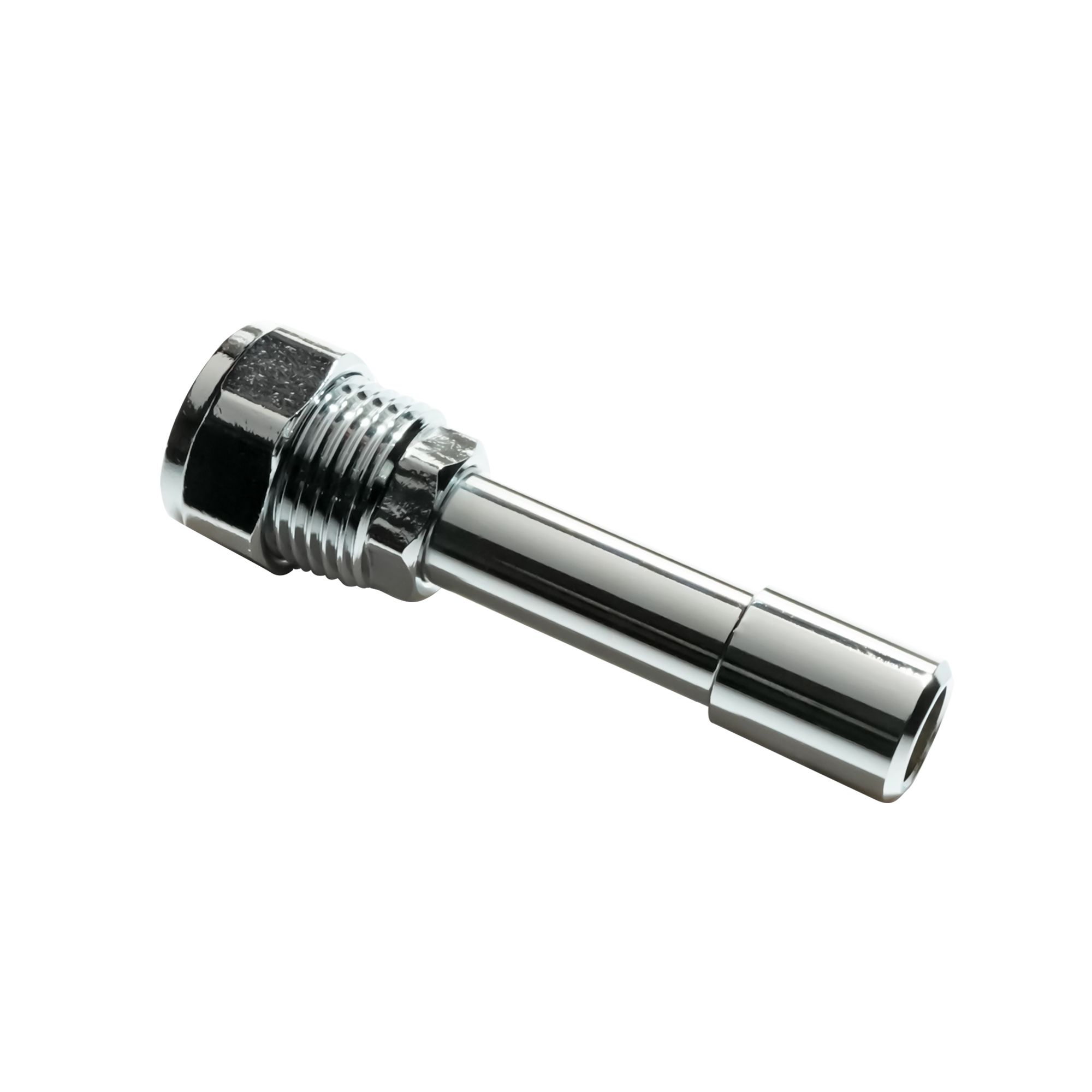 Flomasta 15mm Compression Chrome-plated TRV extension piece, (L)93.4mm ...