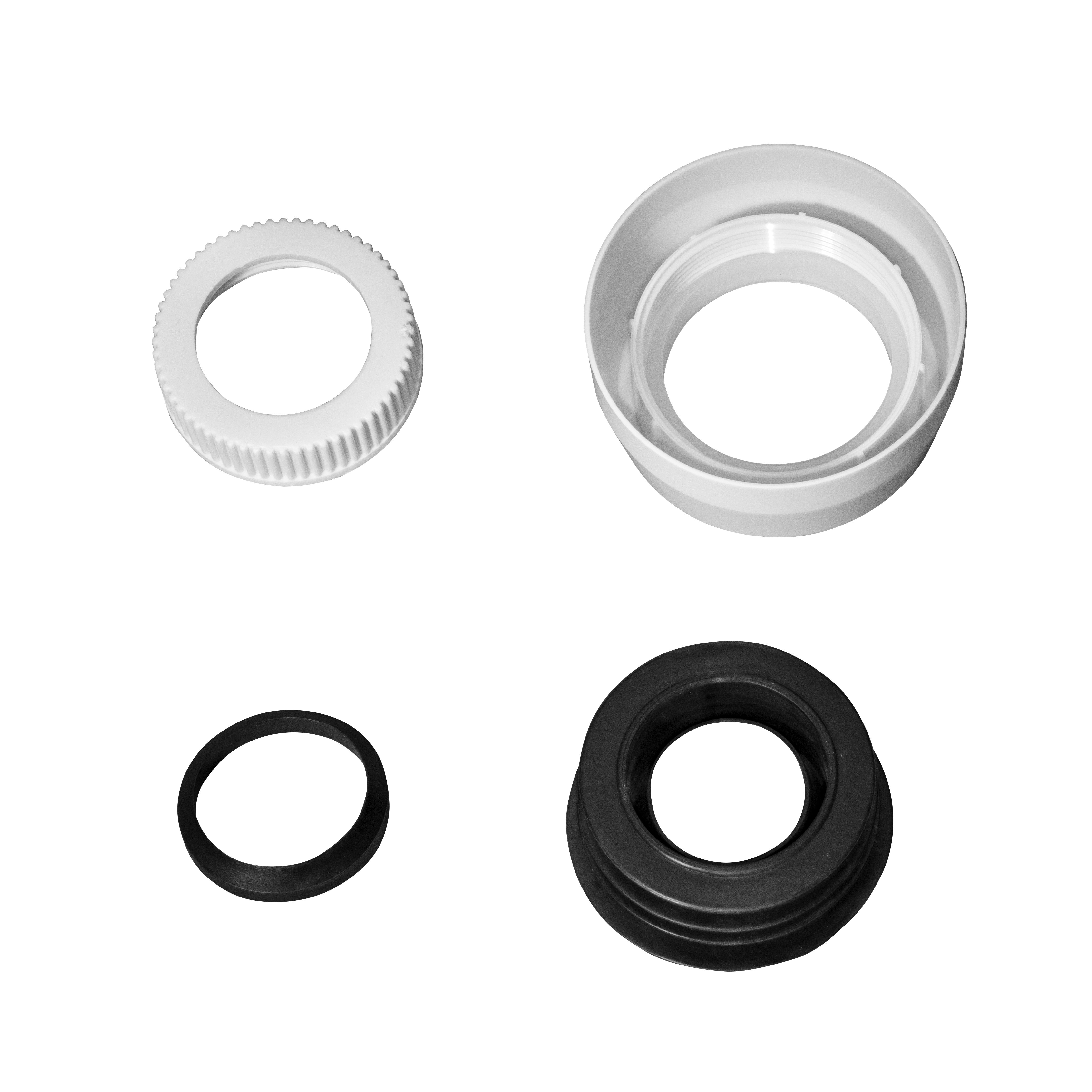 Flomasta Flush pipe Coupler (Dia)100mm | DIY at B&Q