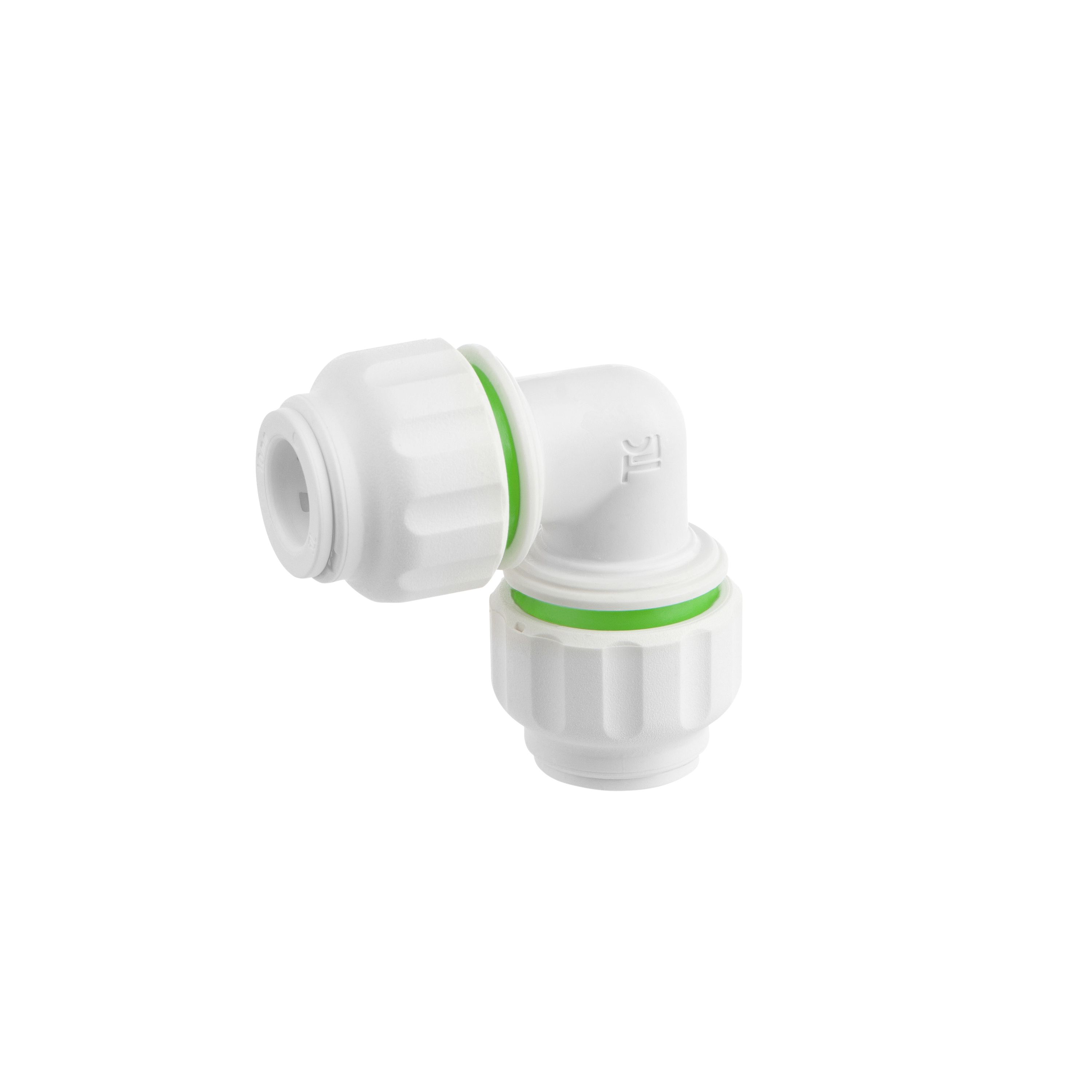 Flomasta Push-fit 90° Pipe elbow (Dia)10mm 95mm | DIY at B&Q
