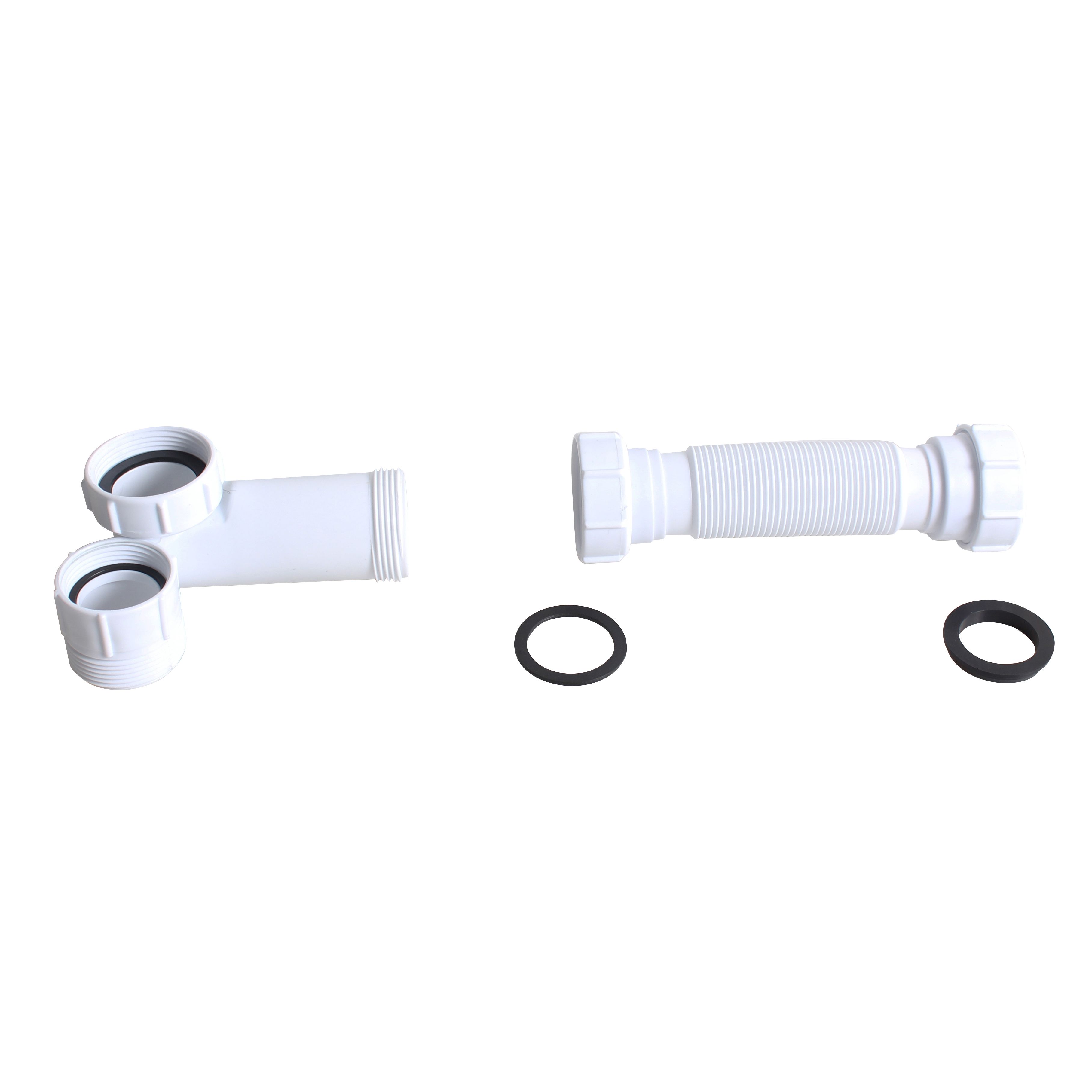 Flomasta Shallow Non-adjustable height Waterless Sink & basin Trap (Dia ...