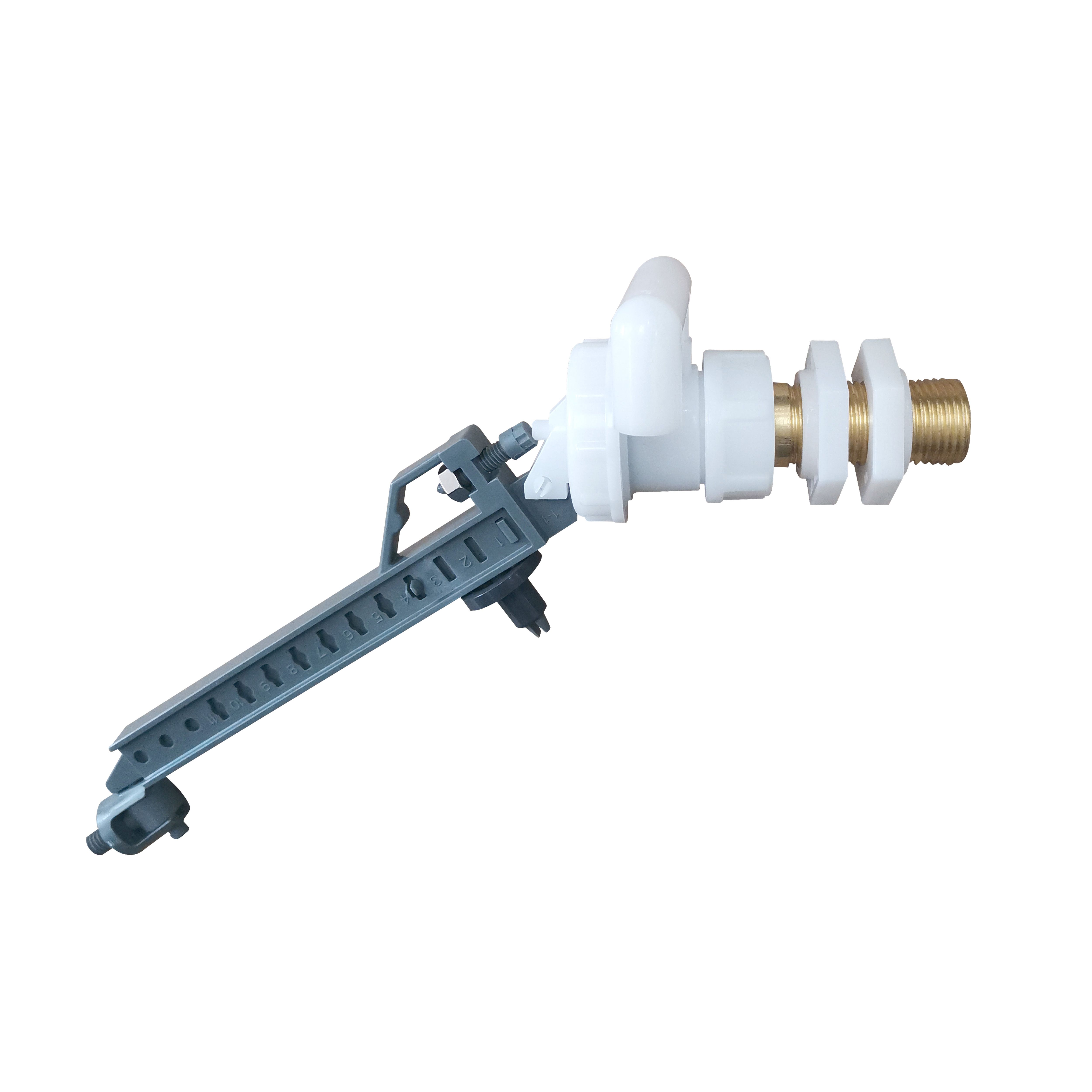 Flomasta Side inlet valve Brass & plastic Side entry Ball cock Fill ...