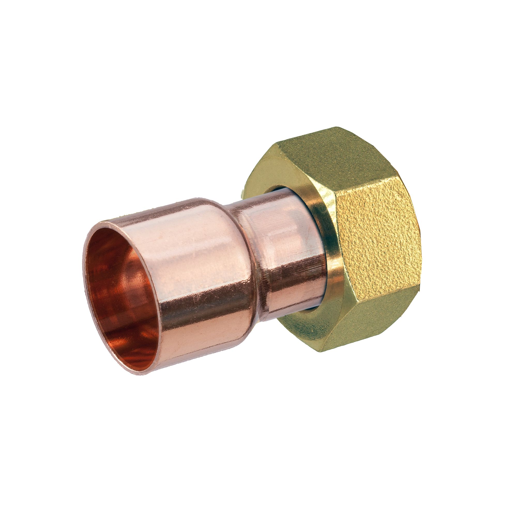 Flomasta Straight End feed Tap connector 15mm x ¾" (L)27mm, Pack of 1 | DIY at B&Q