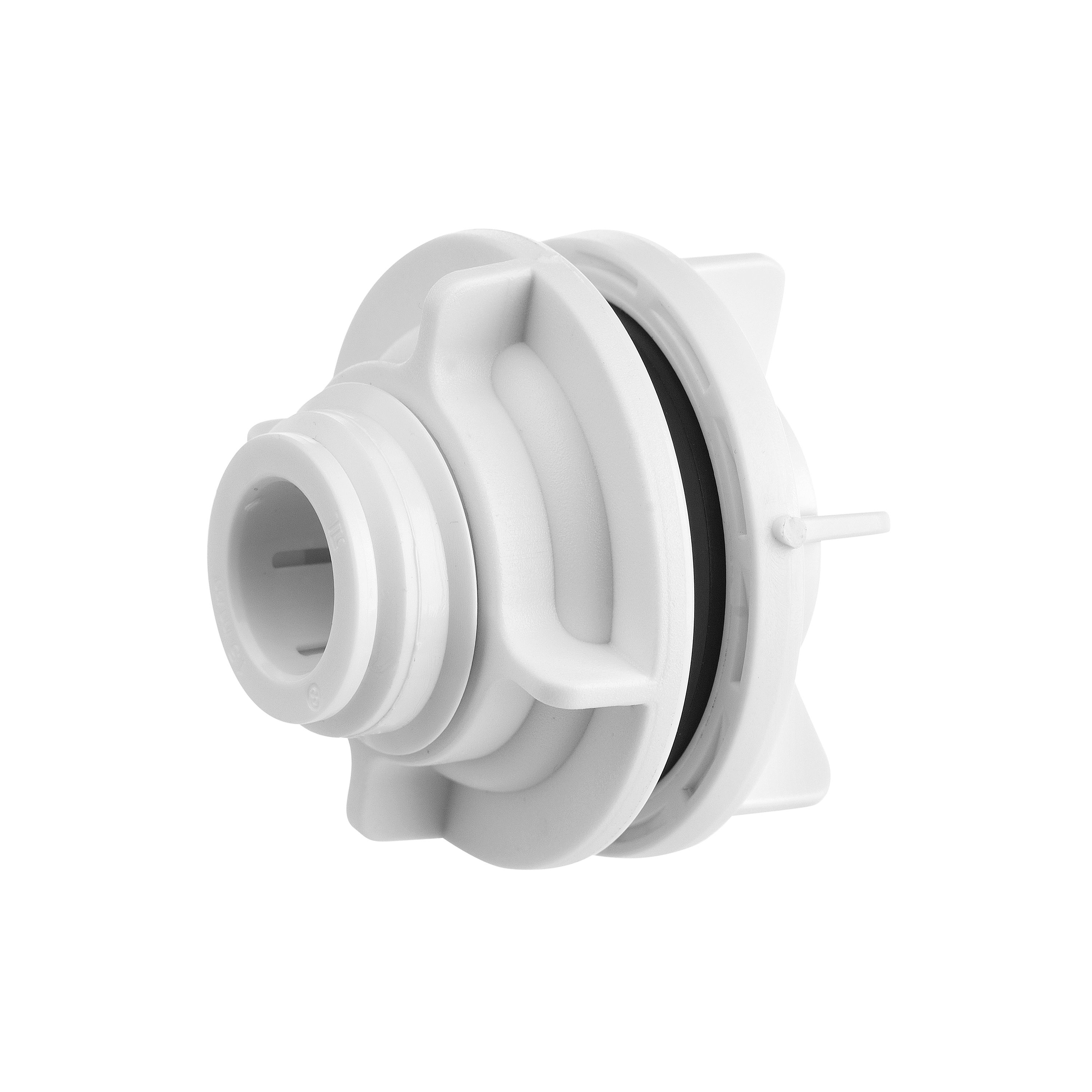 Flomasta White Reducing Pipe Tank coupler (Dia)51mm (L)43mm ½" Pack of 1