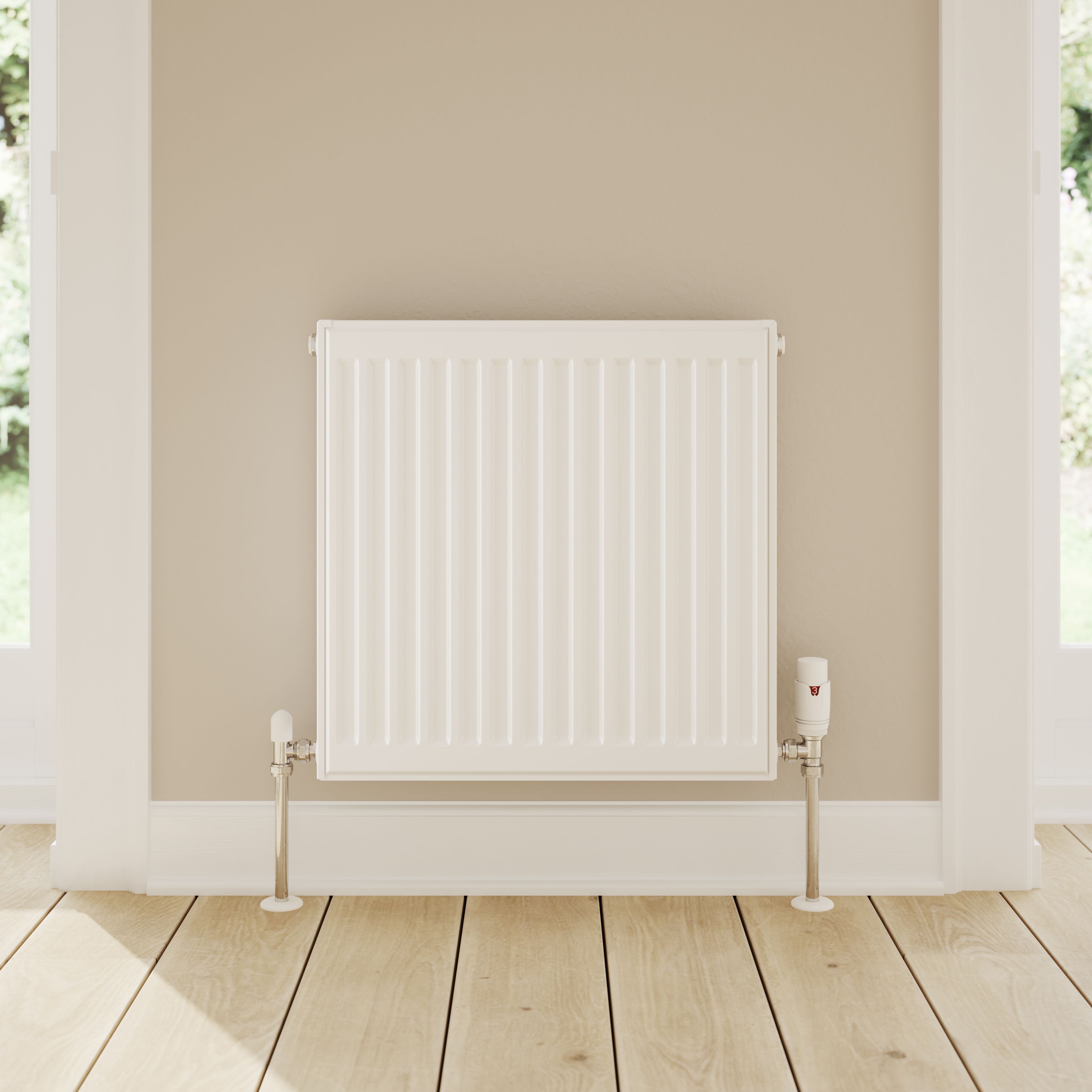Flomasta White Type 11 Single Panel Radiator, (W)600mm x (H)500mm
