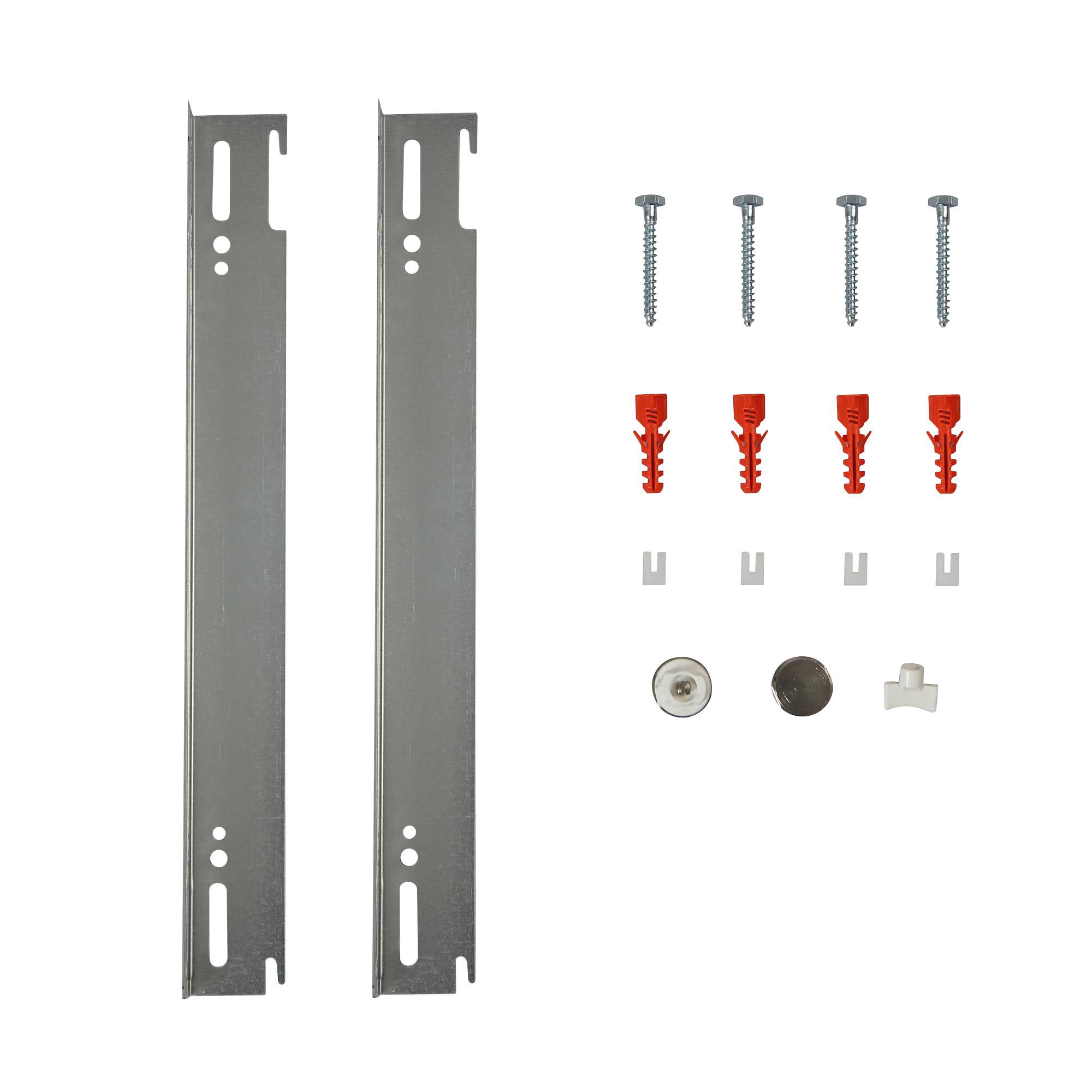 Flomasta White Type 22 Double Panel Radiator, (W)1800mm x (H)300mm
