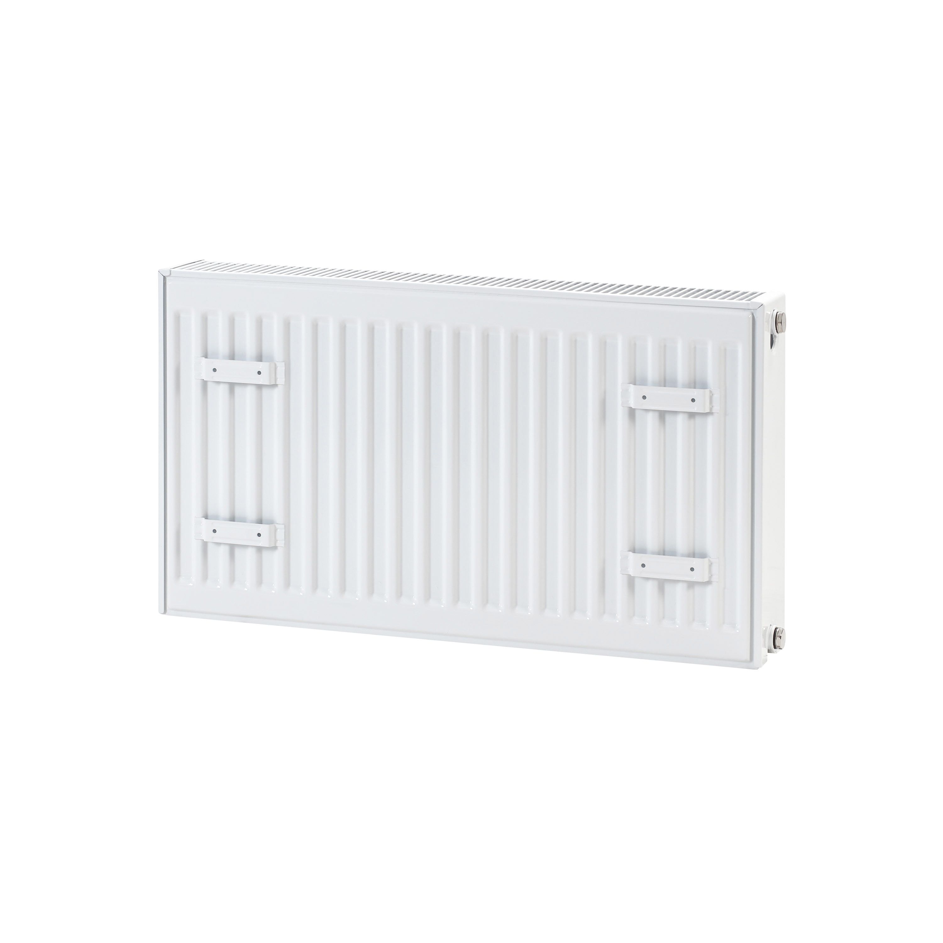 Flomasta White Type 22 Double Panel Radiator, (W)600mm x (H)400mm