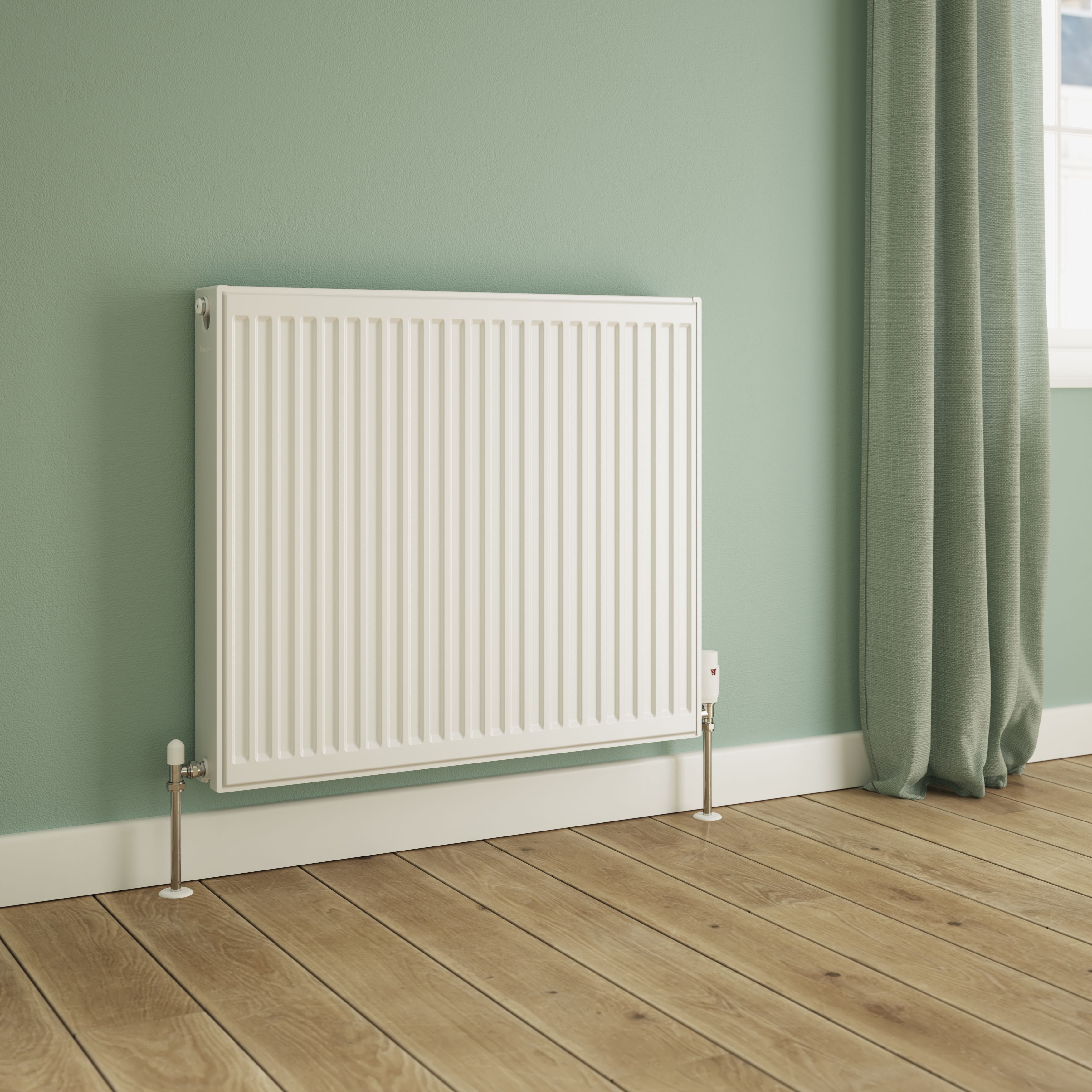 Flomasta White Type 22 Double Panel Radiator, (W)800mm x (H)700mm