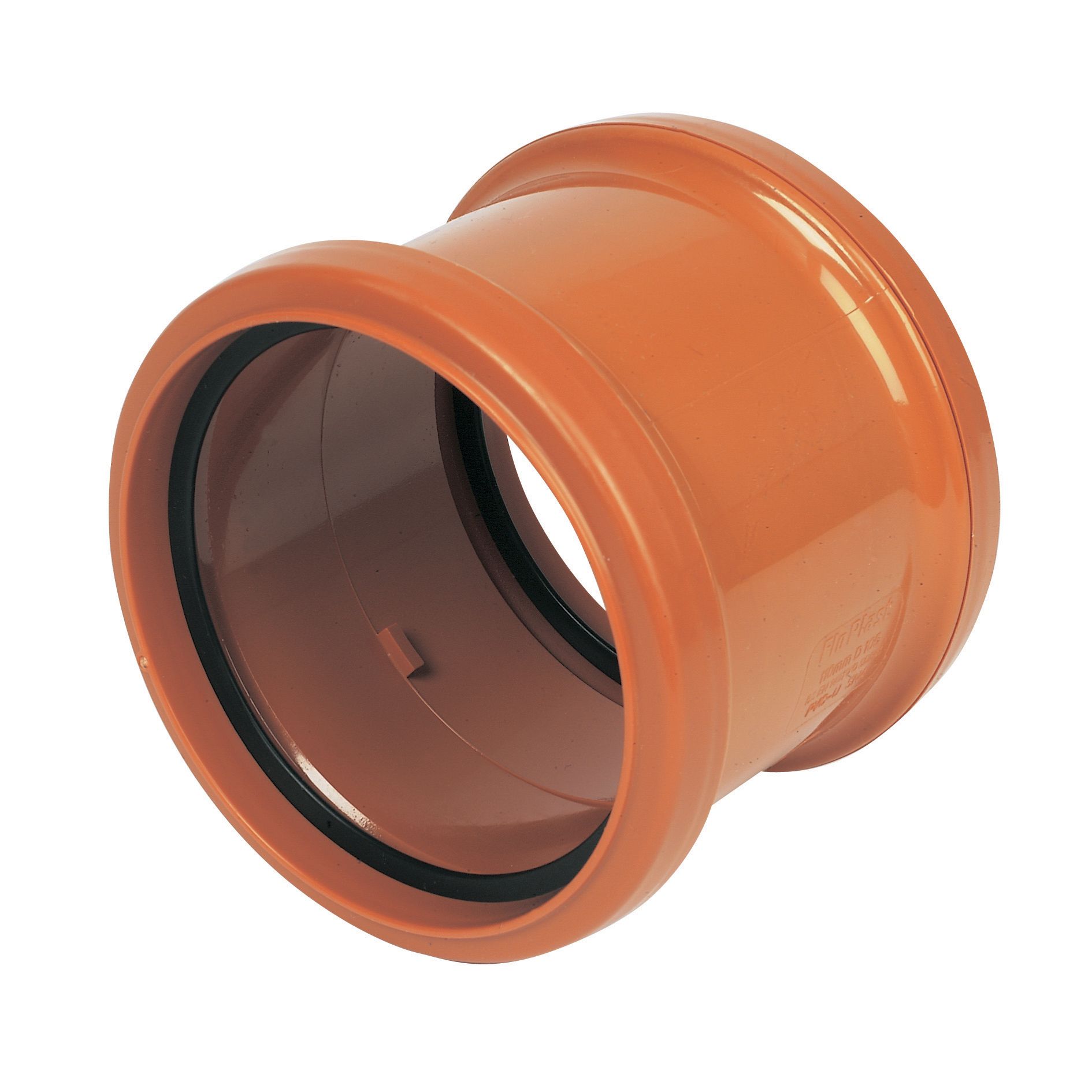 FloPlast 285112 Terracotta Push-fit Underground drainage Coupler (Dia)110mm