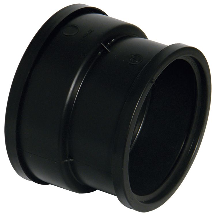 Floplast Black Underground Drainage Waste Pipe Adaptor Dia 110mm