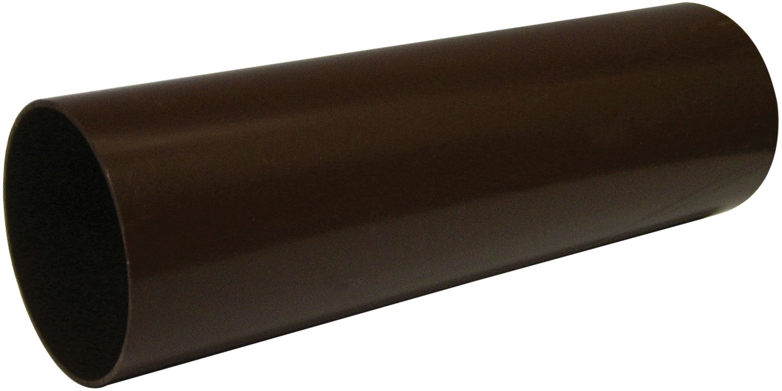 FloPlast Brown Round Downpipe (L)2.5m (Dia)68mm