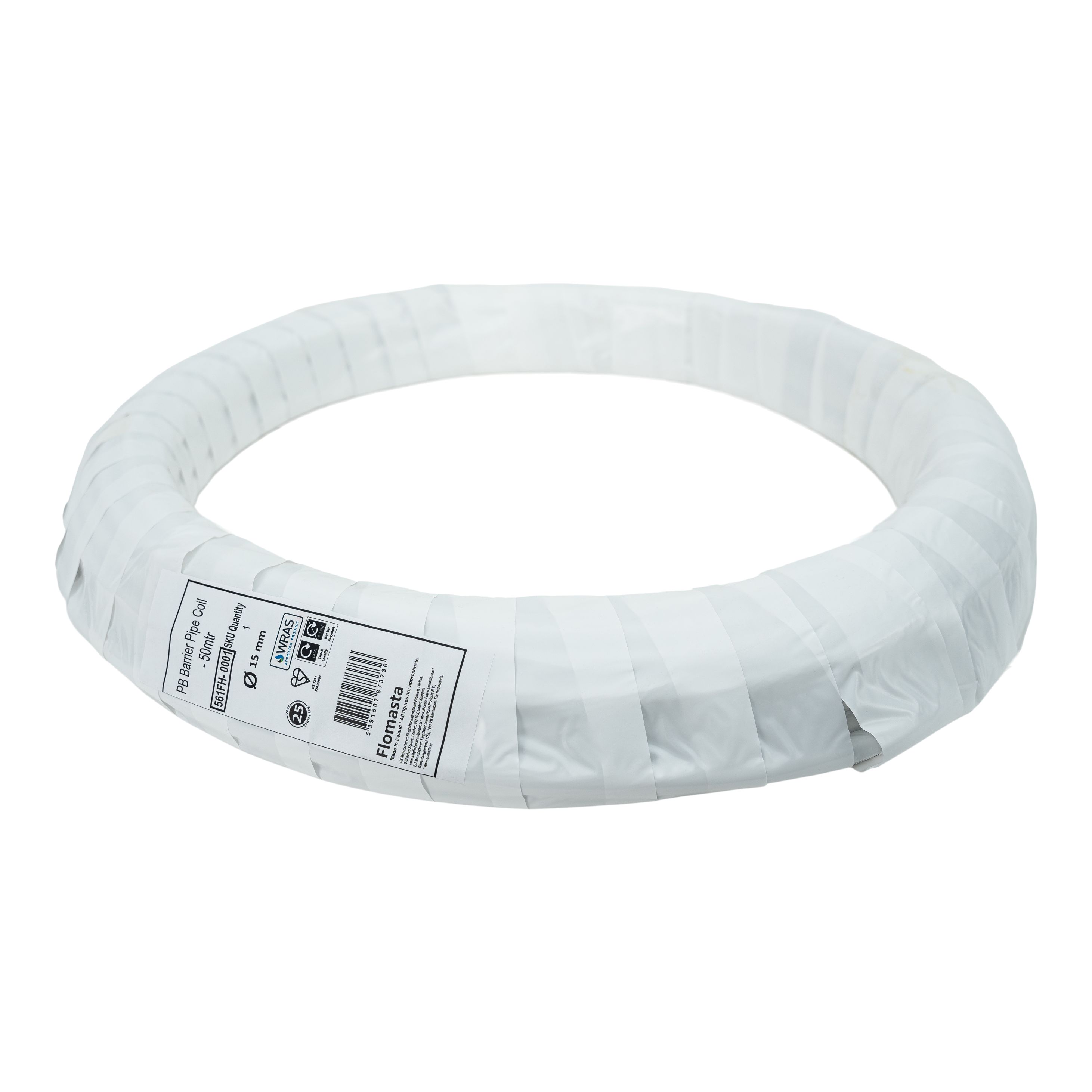 FloPlast Grey Polybutylene (PB) Barrier pipe (L)100m (Dia)15mm