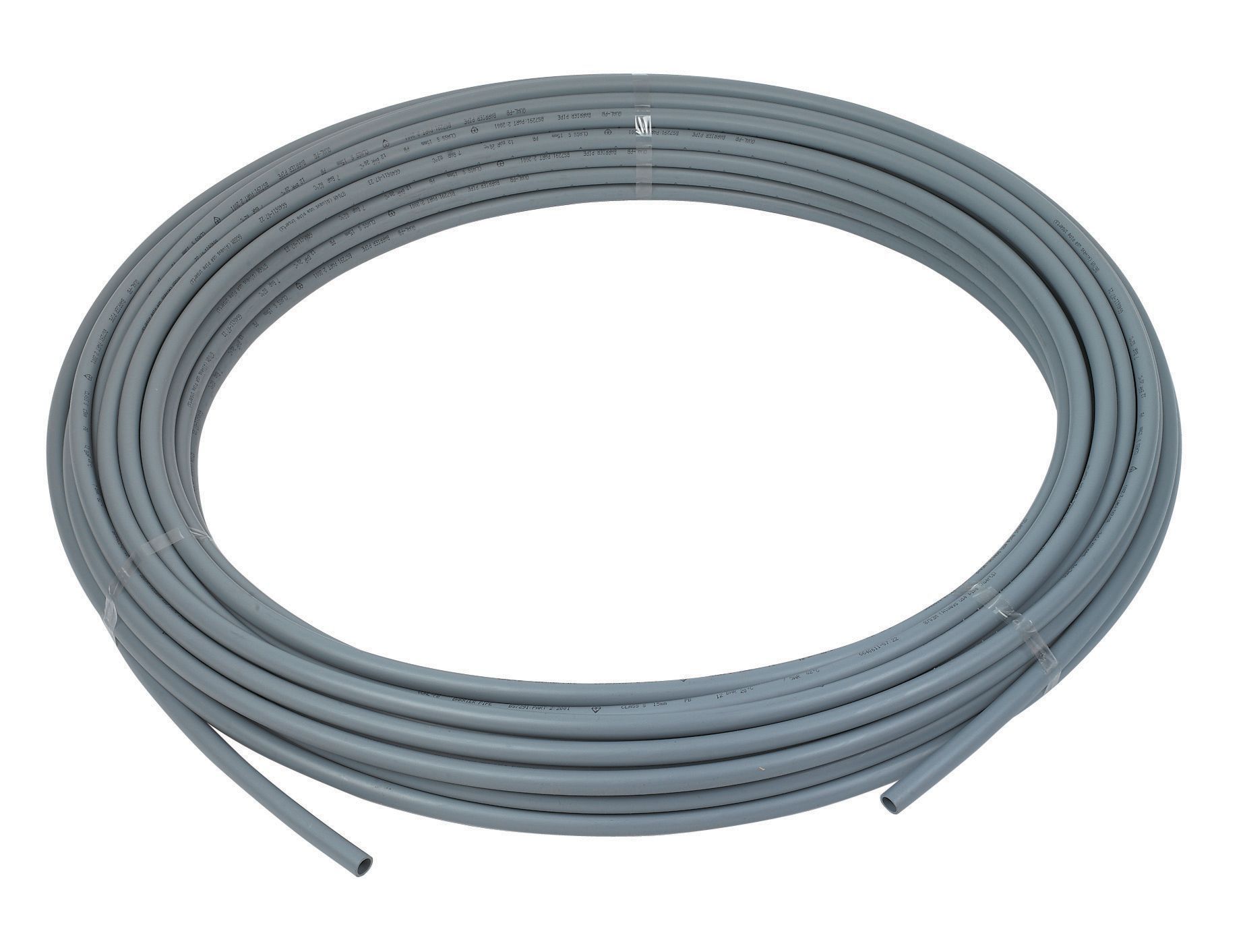FloPlast Grey Polybutylene (PB) Barrier pipe (L)50m (Dia)15mm