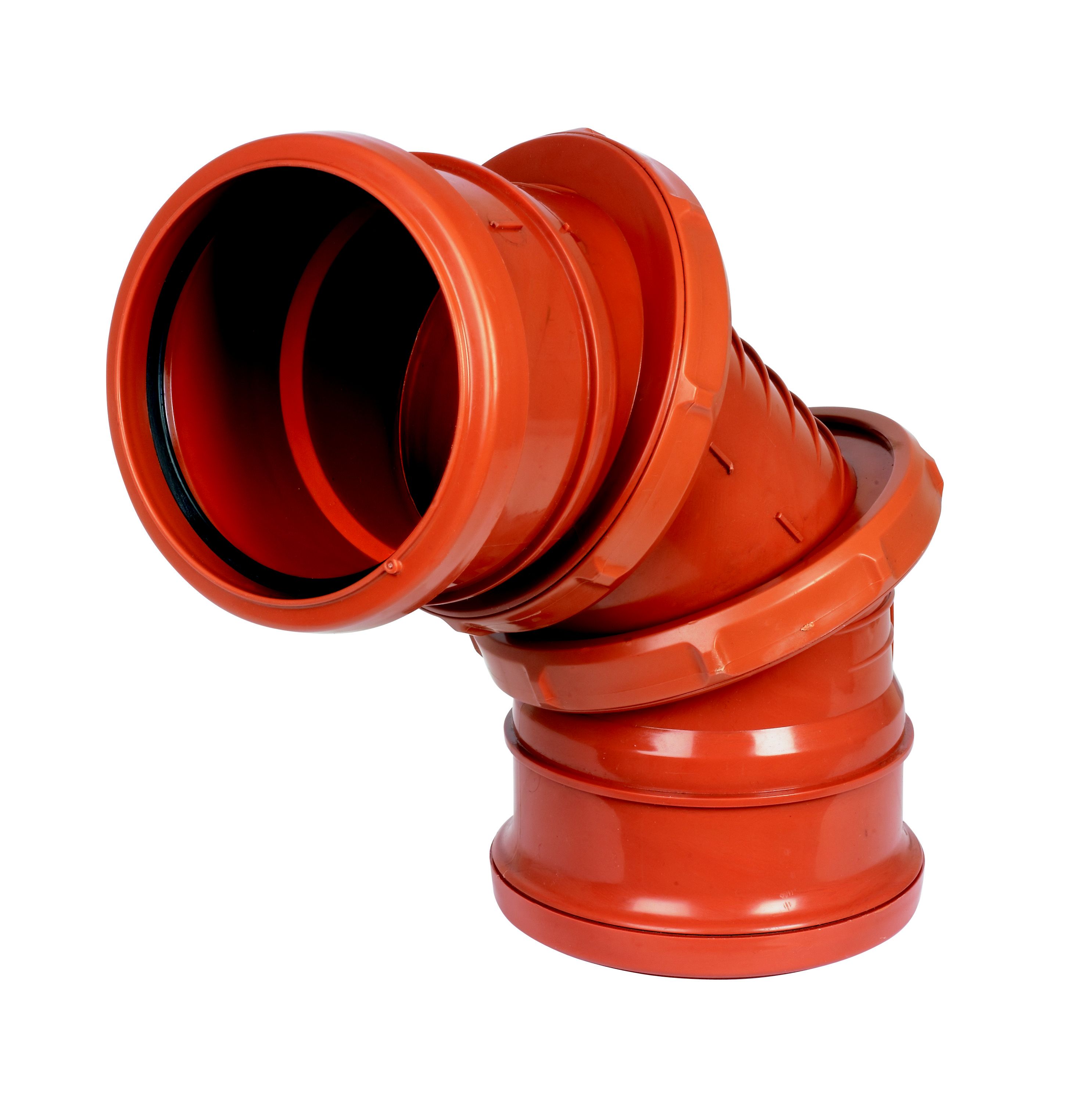 FloPlast Underground drainage Adjustable Bend 285114, (Dia)110mm (L ...