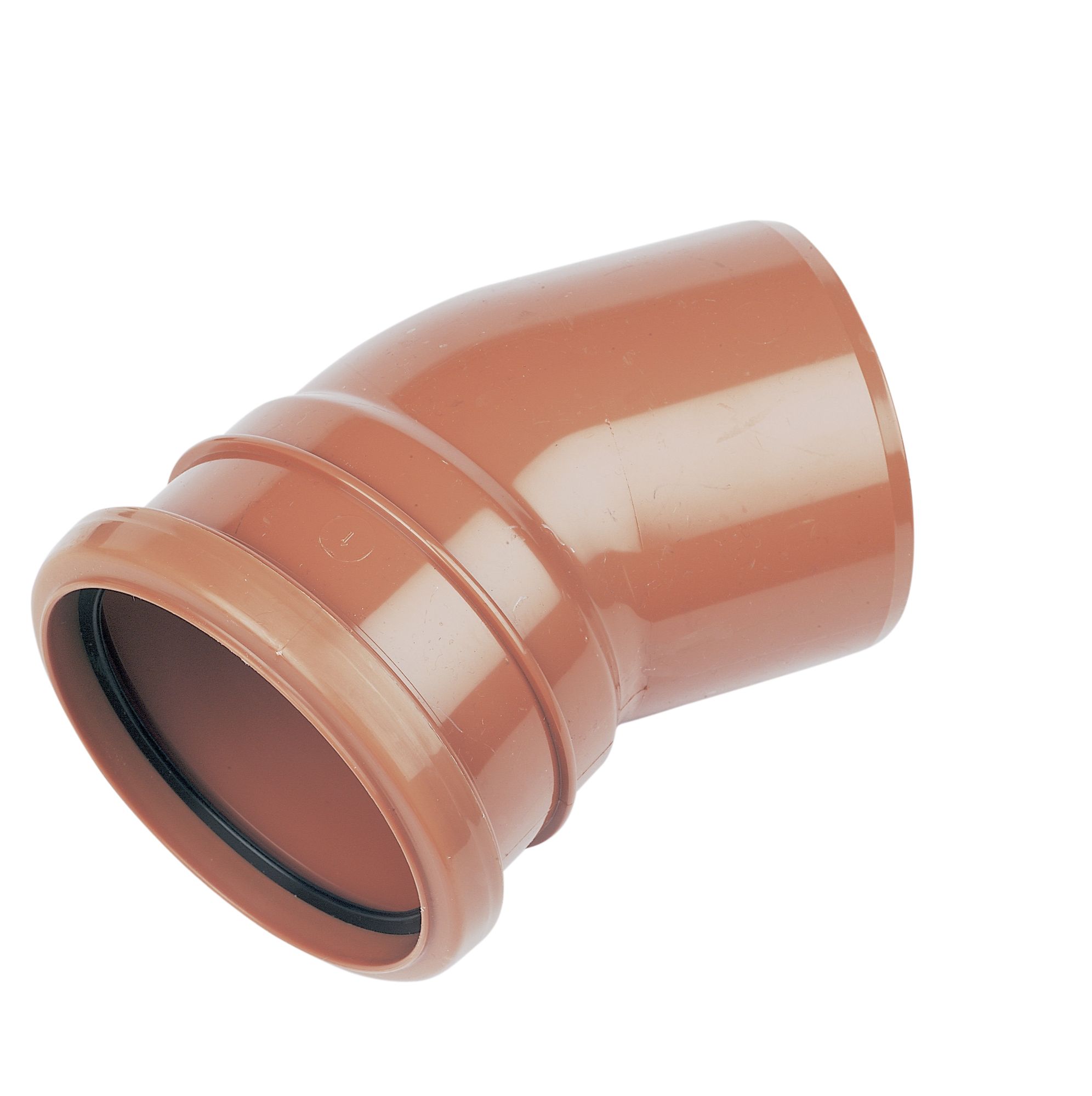 FloPlast Underground drainage Single socket Bend 285117, (Dia)110mm (L ...