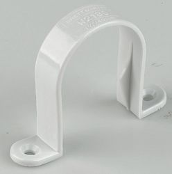 FloPlast White Push-fit Clip (Dia)32mm, Pack of 10